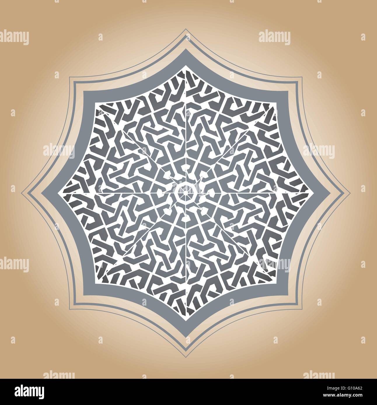 Celtic Radial-Vector illustration of celtic pattern in web shape design ...