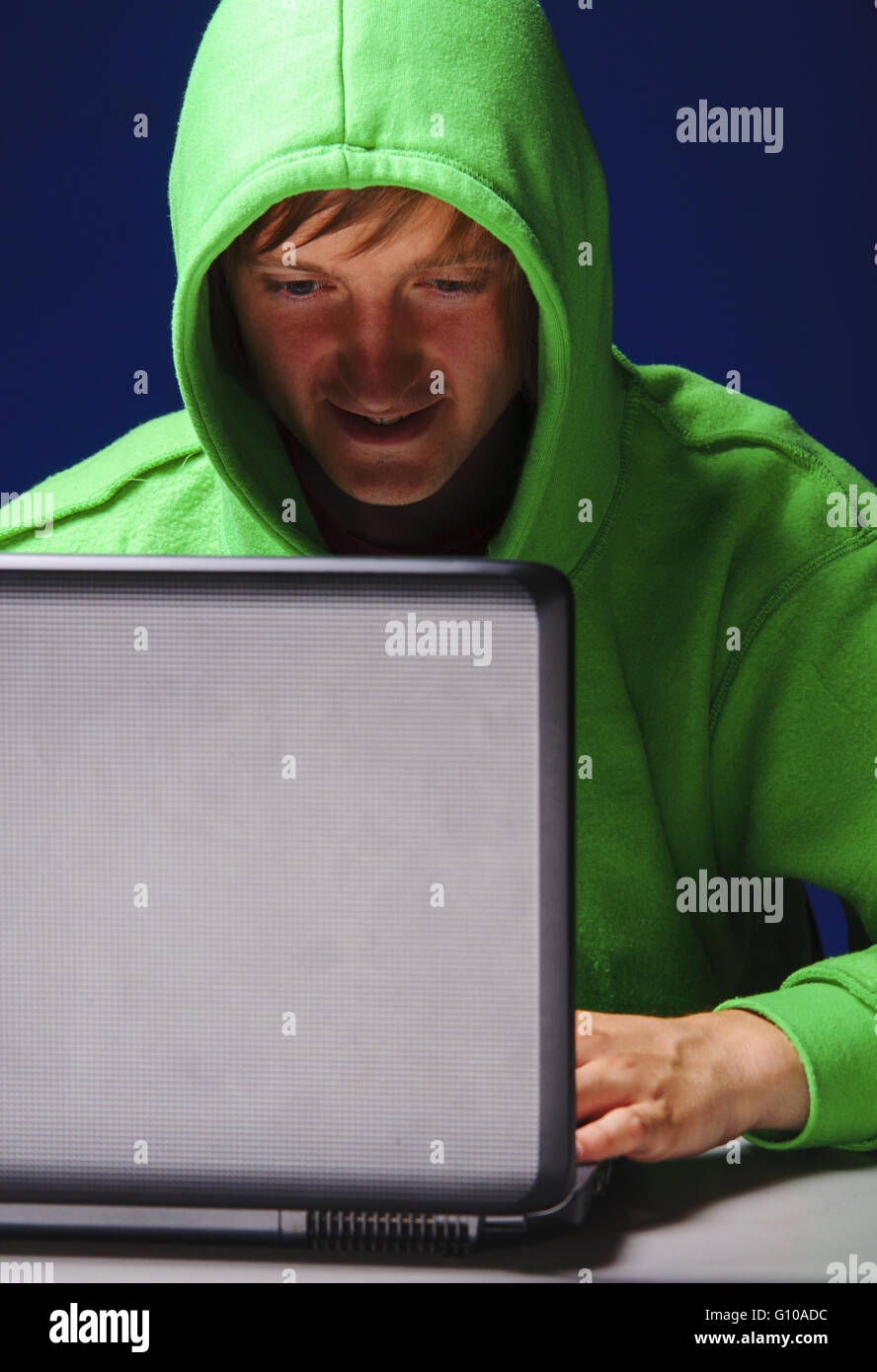 Hacker boy hi-res stock photography and images - Alamy