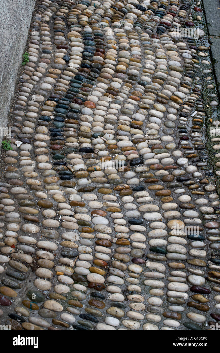 Pebble stone mosaic sidewalk in istanbul hi-res stock photography and ...