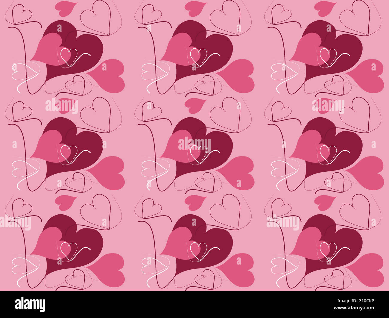 Heart design illustration Stock Photo - Alamy
