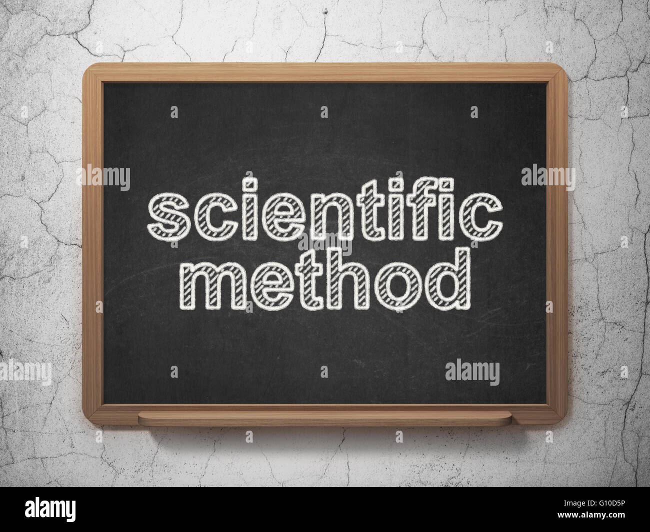 Science concept: Scientific Method on chalkboard background Stock Photo ...