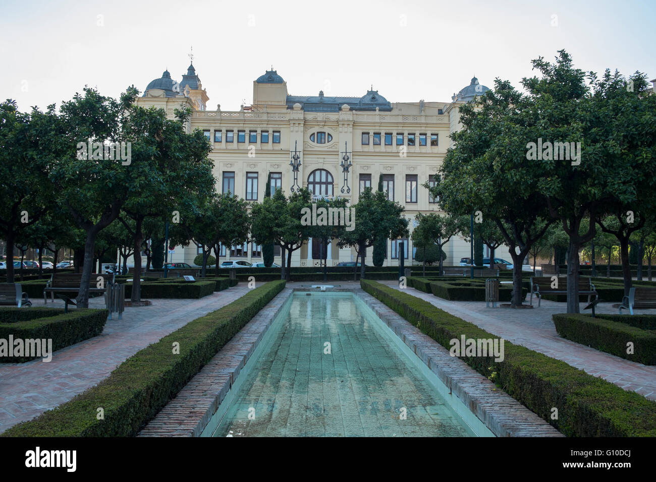 City hall and pedro luis alonso garden hi-res stock photography and ...