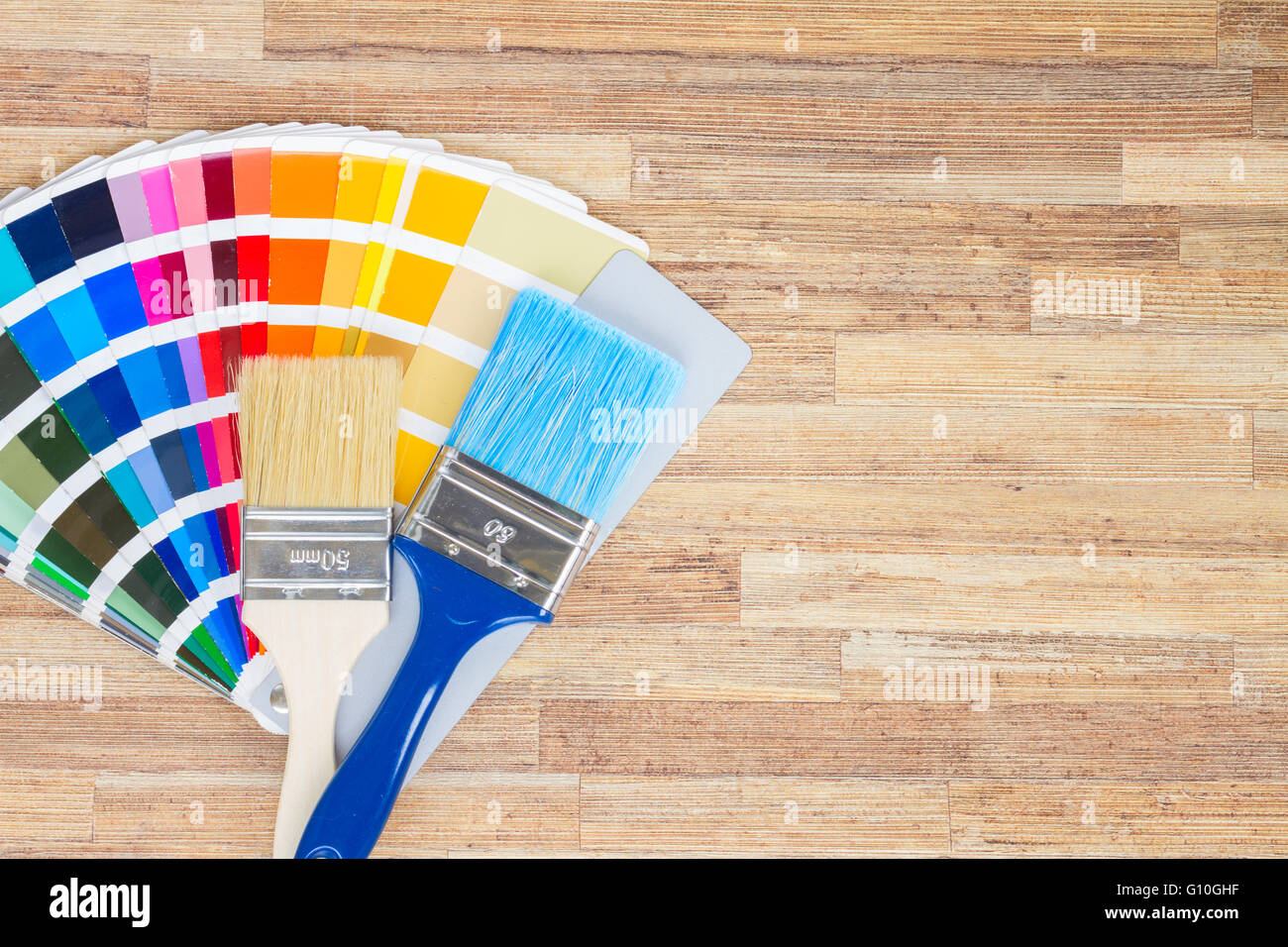 Color palette guide Stock Photo - Alamy