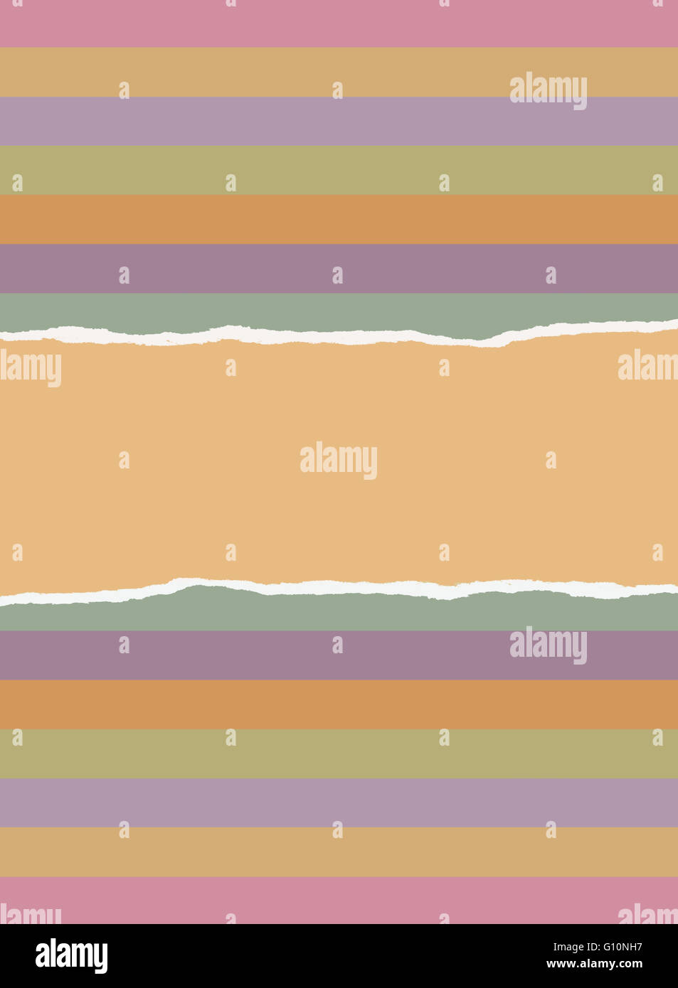 Torn and ripped striped Christmas wrapping paper Stock Photo - Alamy