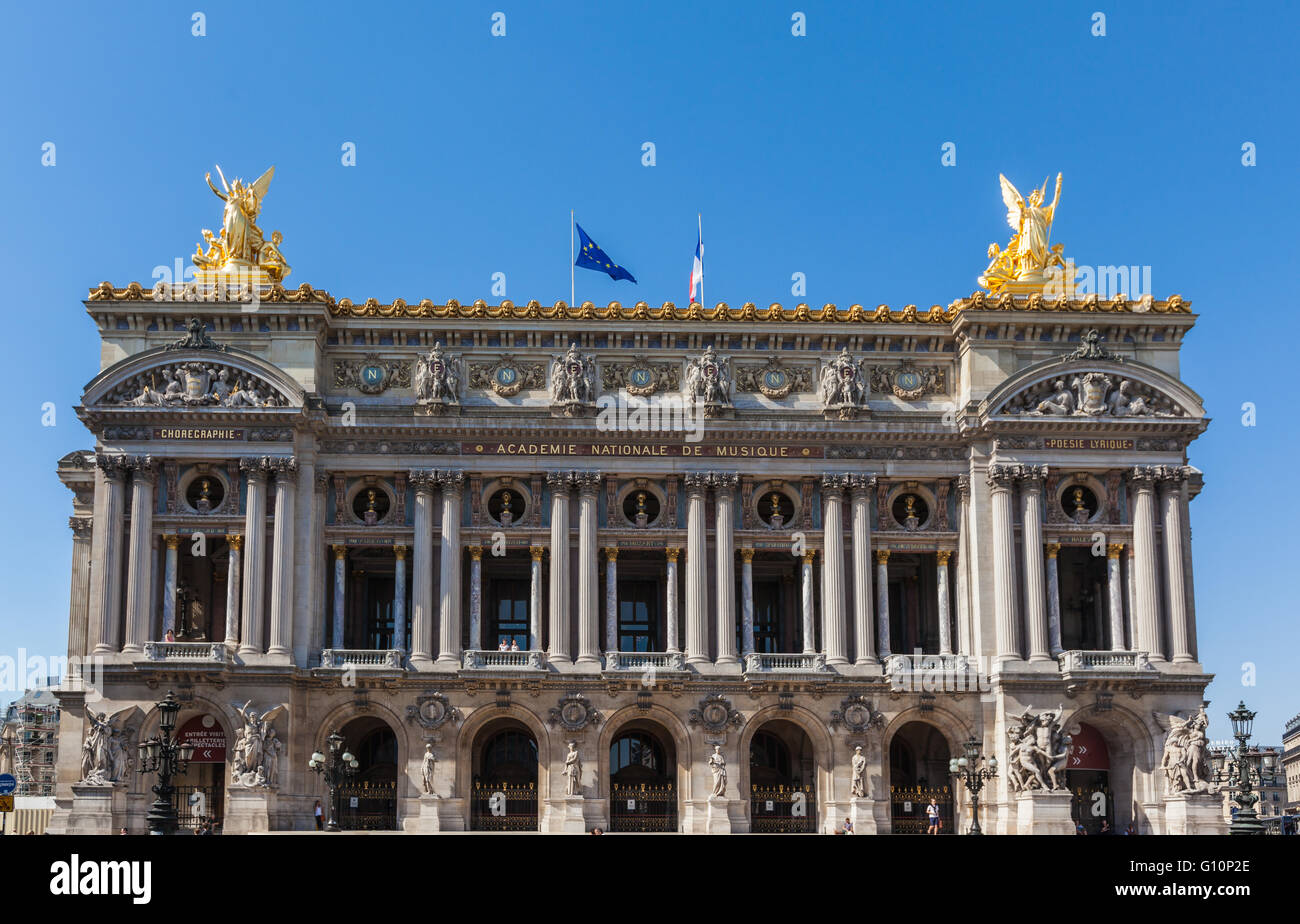 Exterior view of Paris Opera, France Stock Photo - Alamy