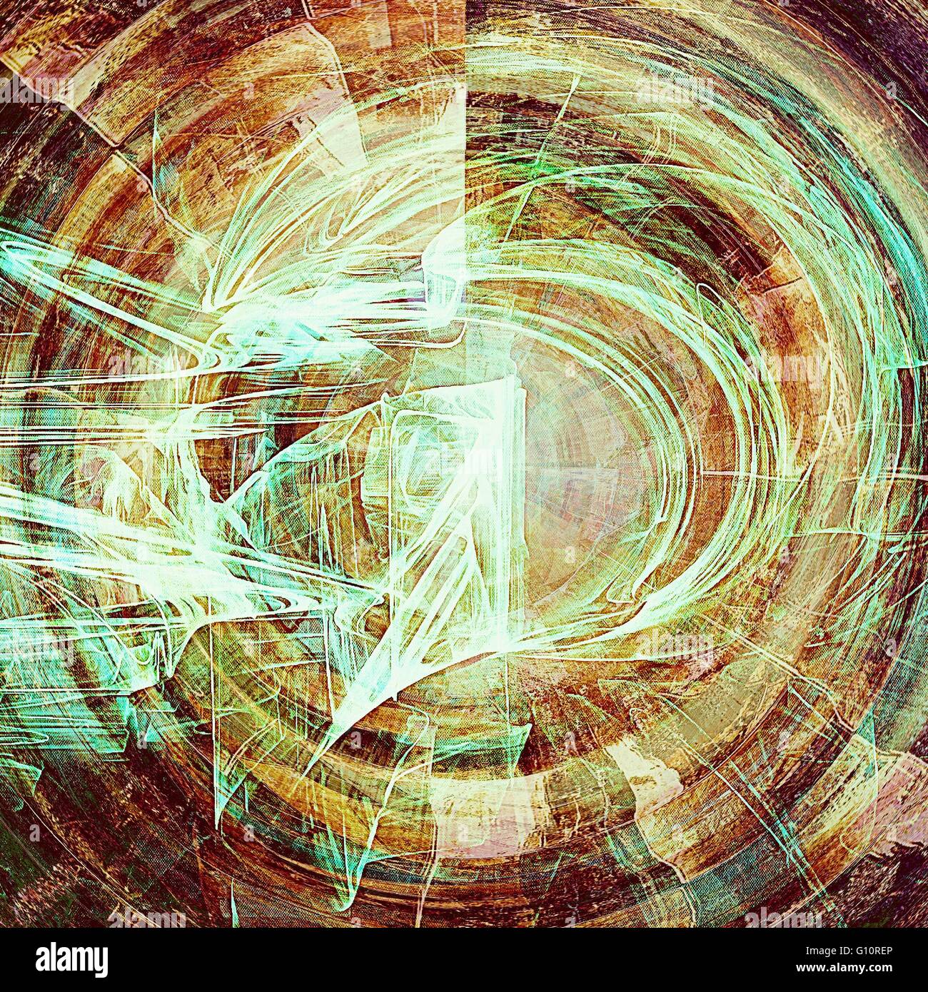 Spherical vintage old retro background with ancient style design ...