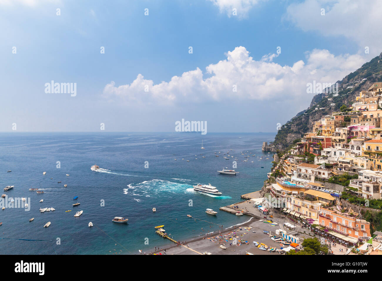Panorama positano hi-res stock photography and images - Alamy