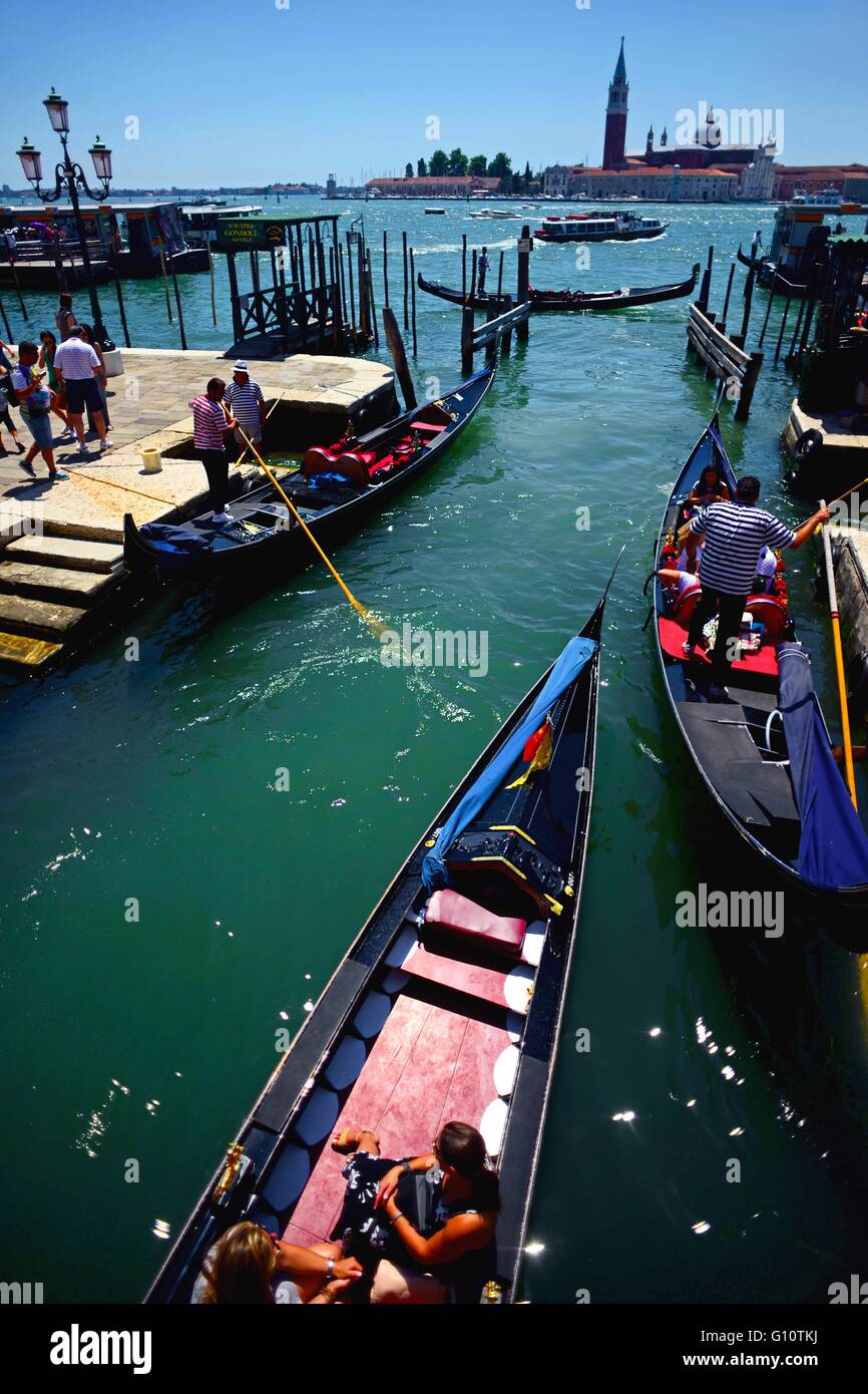 Gondola ride in Venice, Italy Stock Photo - Alamy