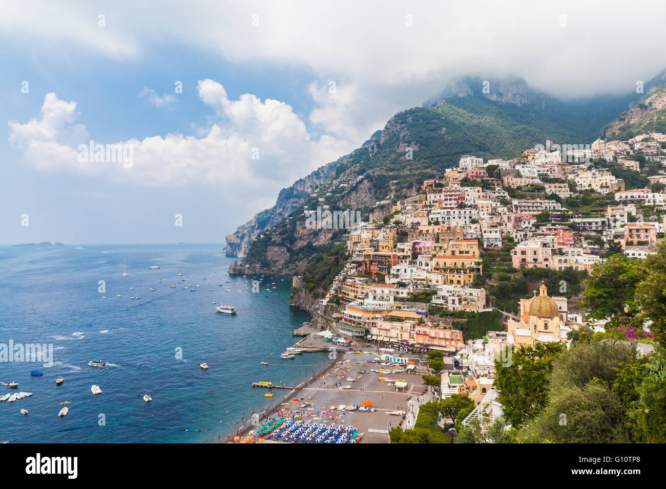 Panorama positano hi-res stock photography and images - Alamy