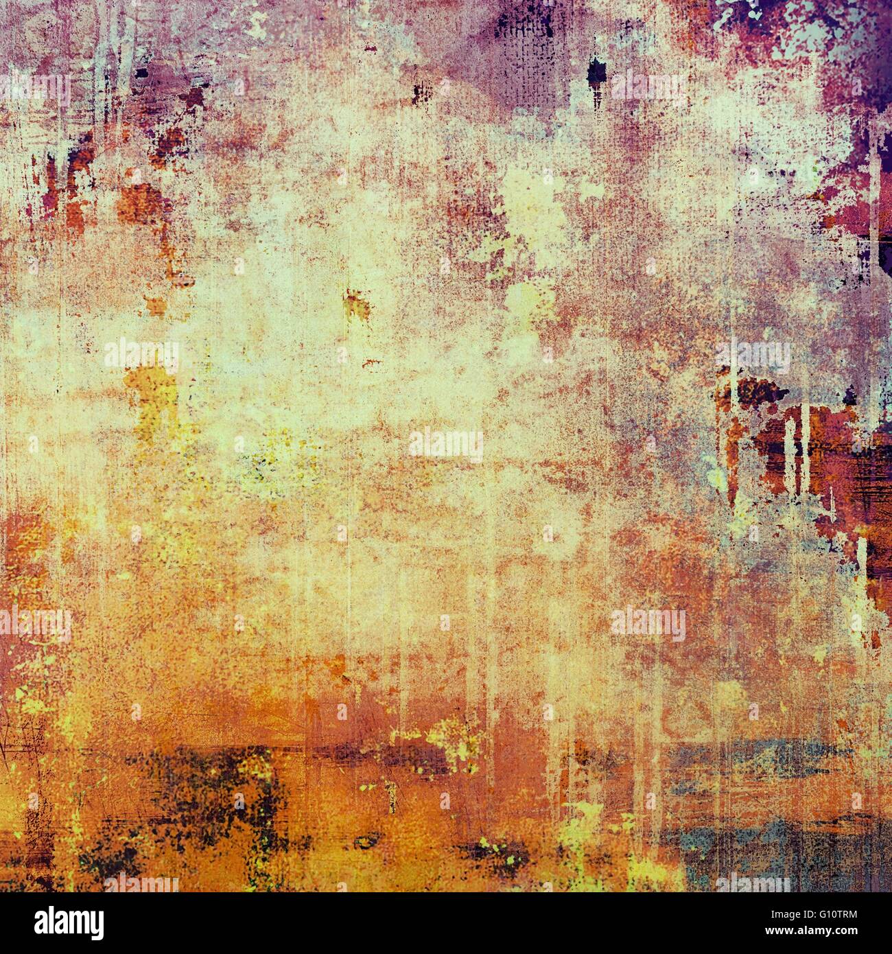 Vintage old retro background with ancient style design elements and ...