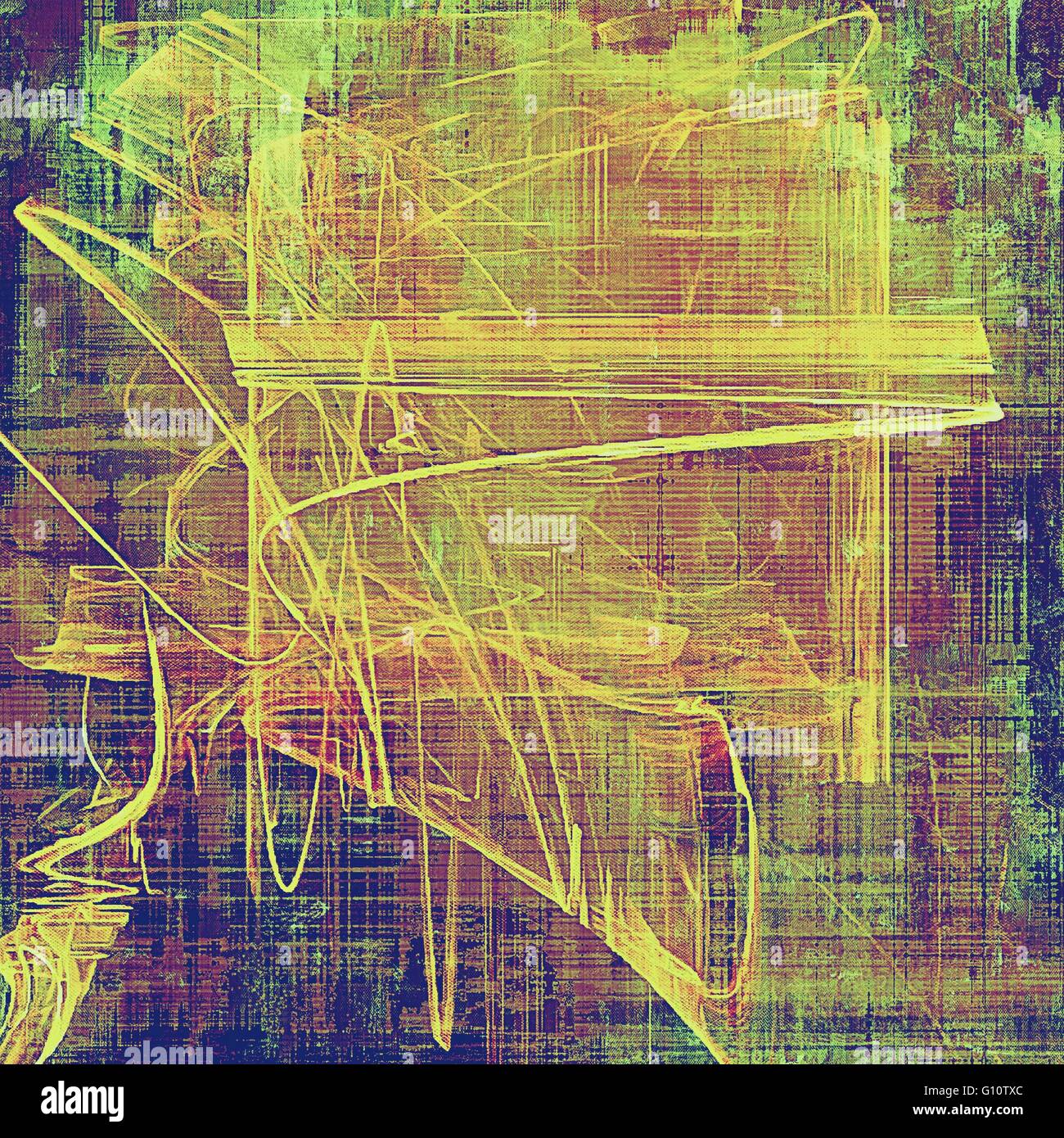 Retro texture, shabby and ragged background in grunge style. With ...