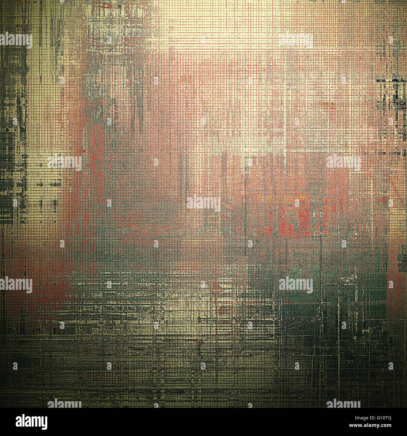 Distressed grunge texture, damaged vintage background with different ...