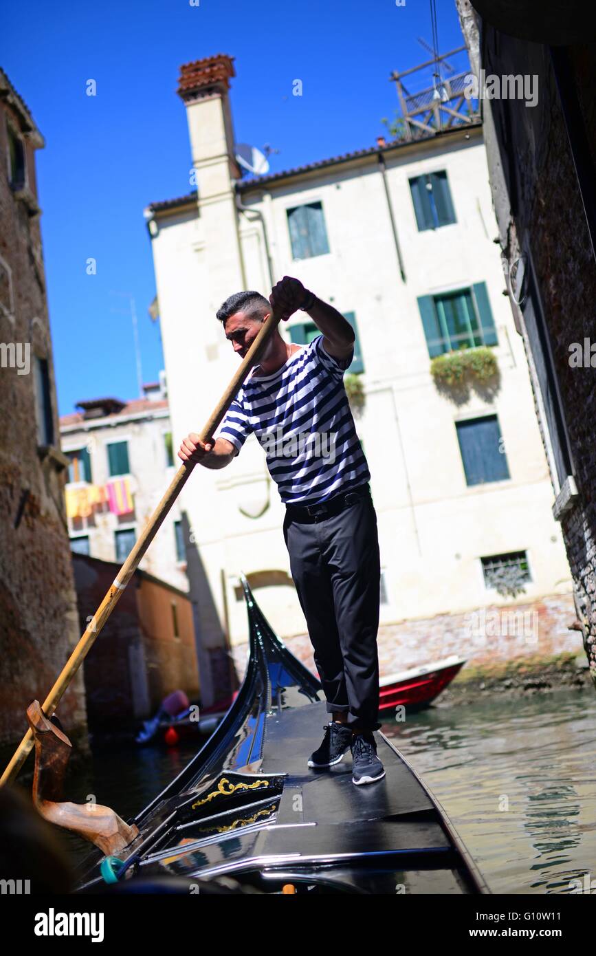 Gondola ride in Venice, Italy Stock Photo - Alamy