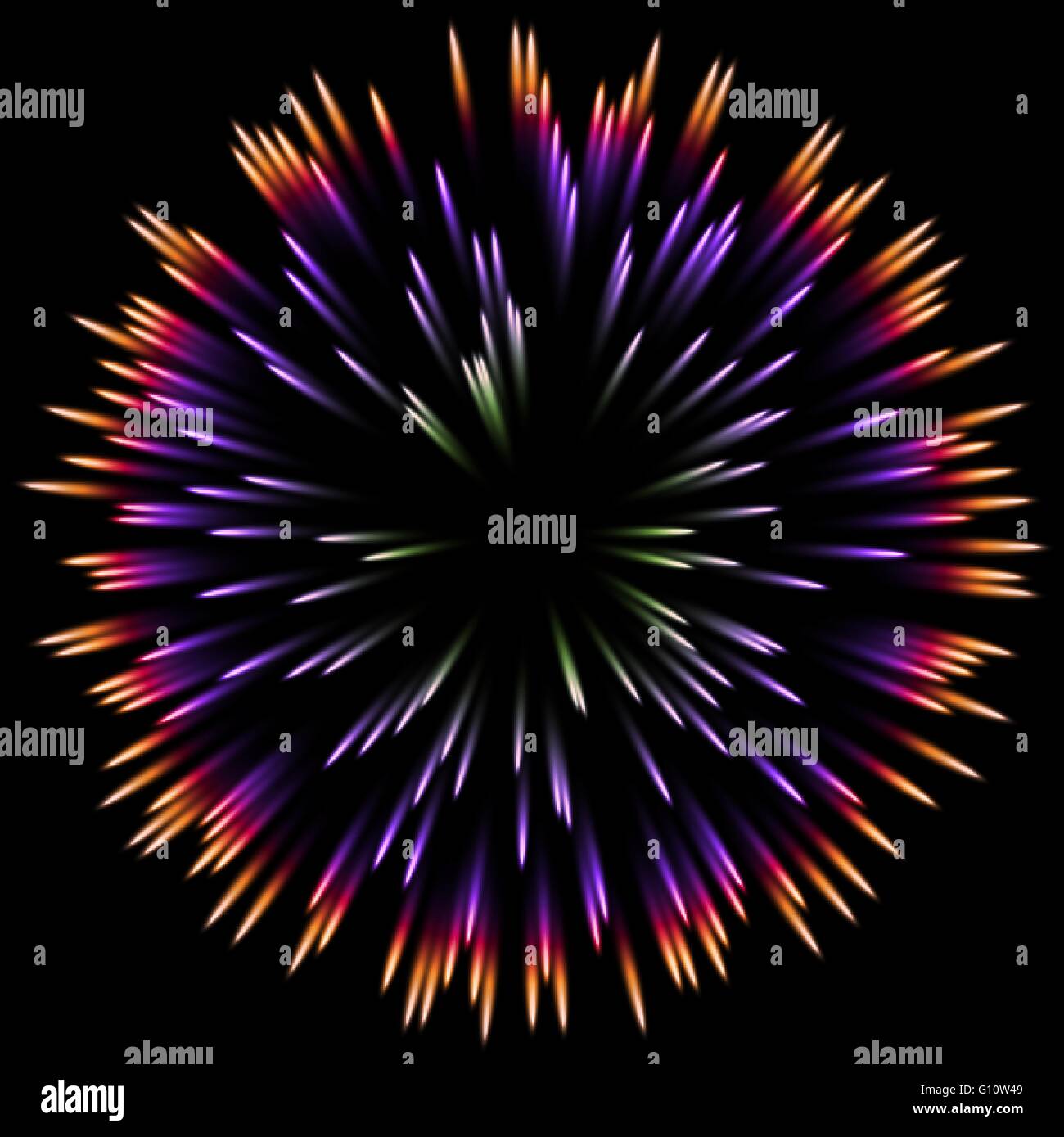 Exploding fireworks Stock Vector Images - Alamy
