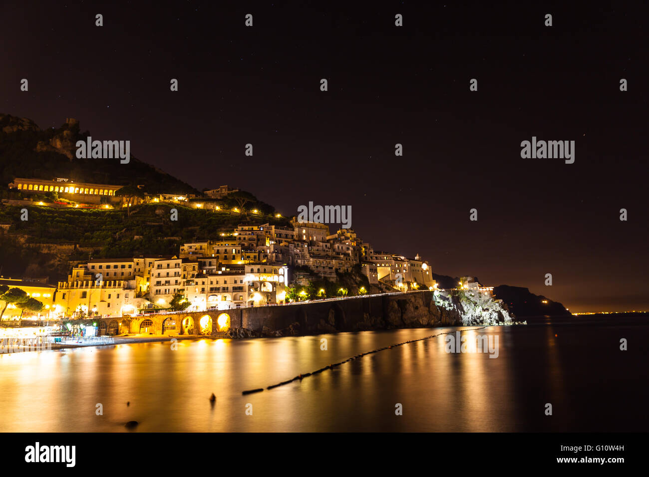 Italy sea night hi-res stock photography and images - Alamy