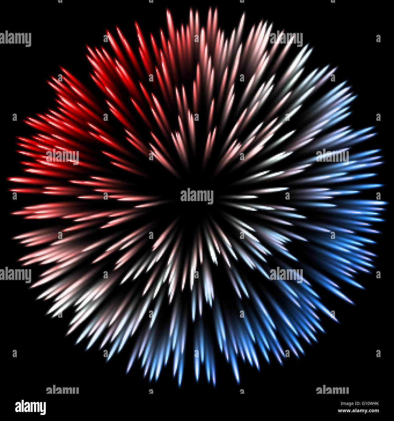 Burst of fireworks Stock Vector Images - Alamy