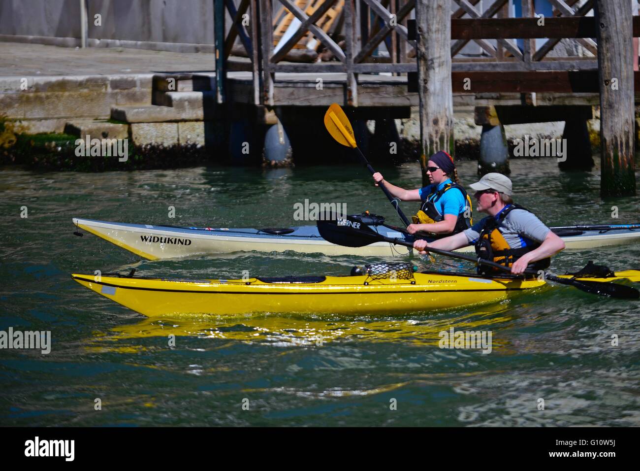 Venice kayak italy hi-res stock photography and images - Alamy