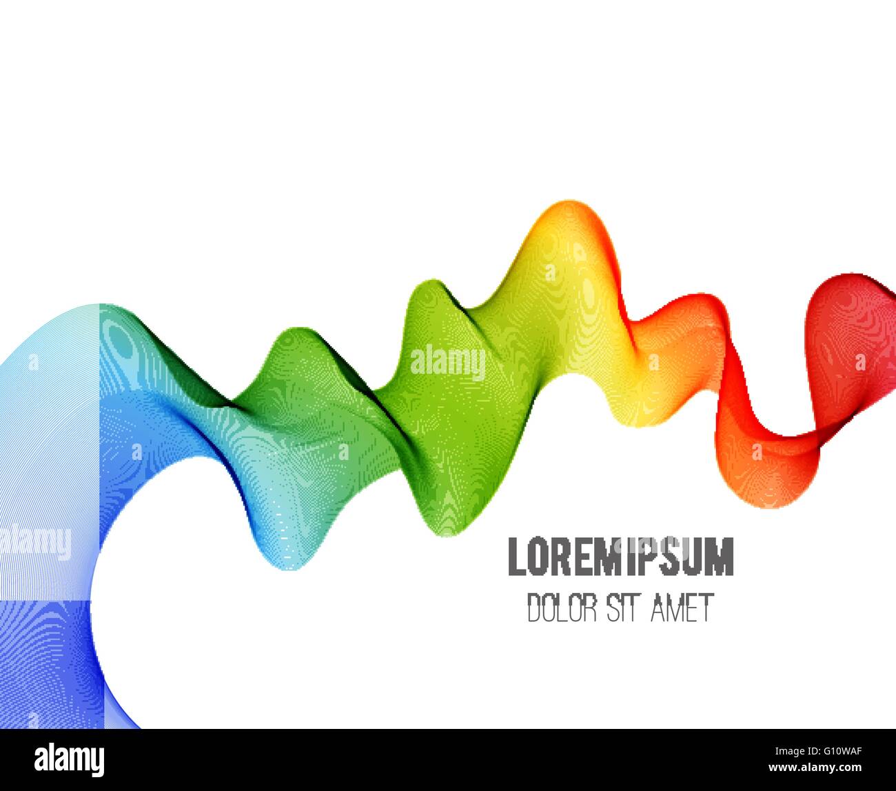 Rainbow wave hi-res stock photography and images - Alamy