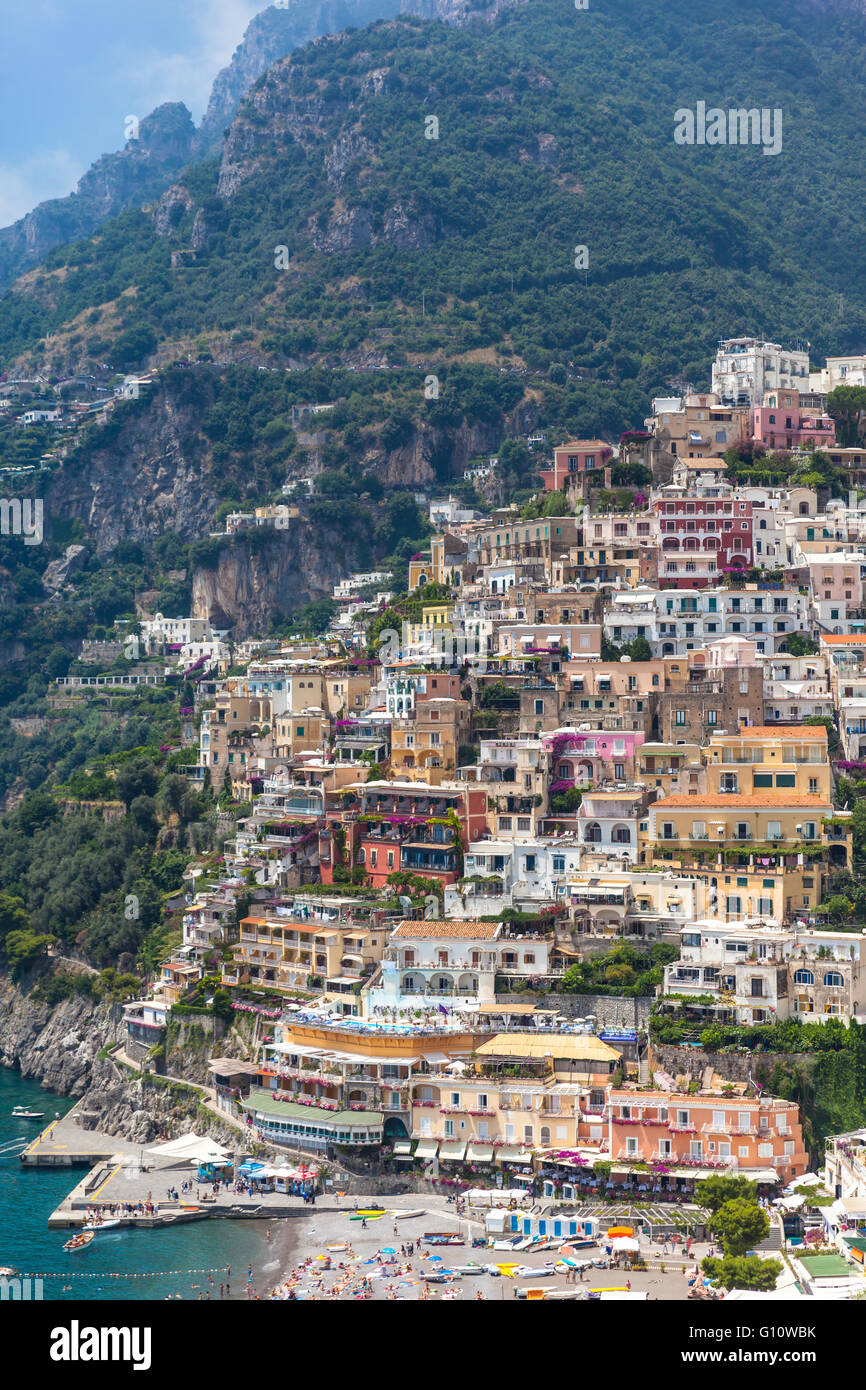 Positano coast house hi-res stock photography and images - Alamy