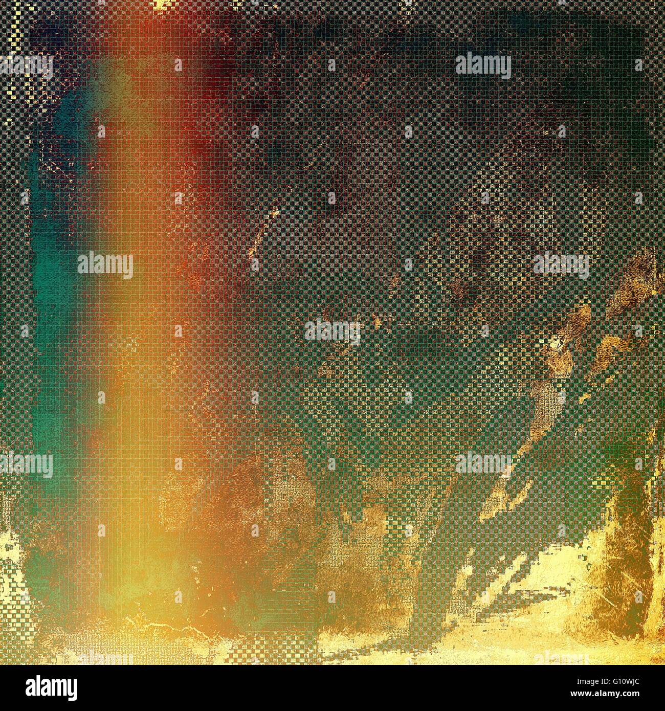 Vintage old retro background with ancient style design elements and ...