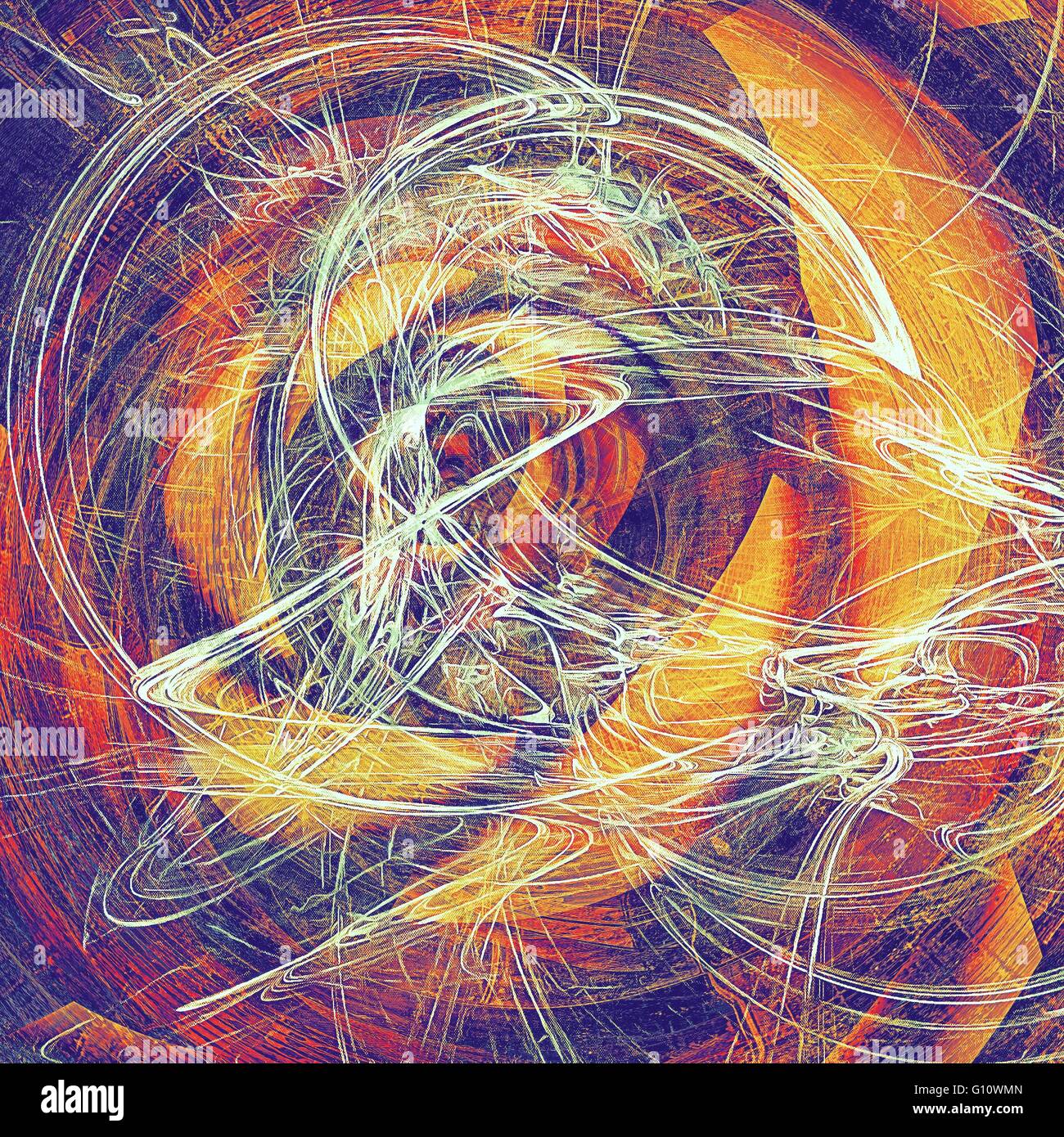 Spherical vintage colorful textured background. Backdrop in grunge ...