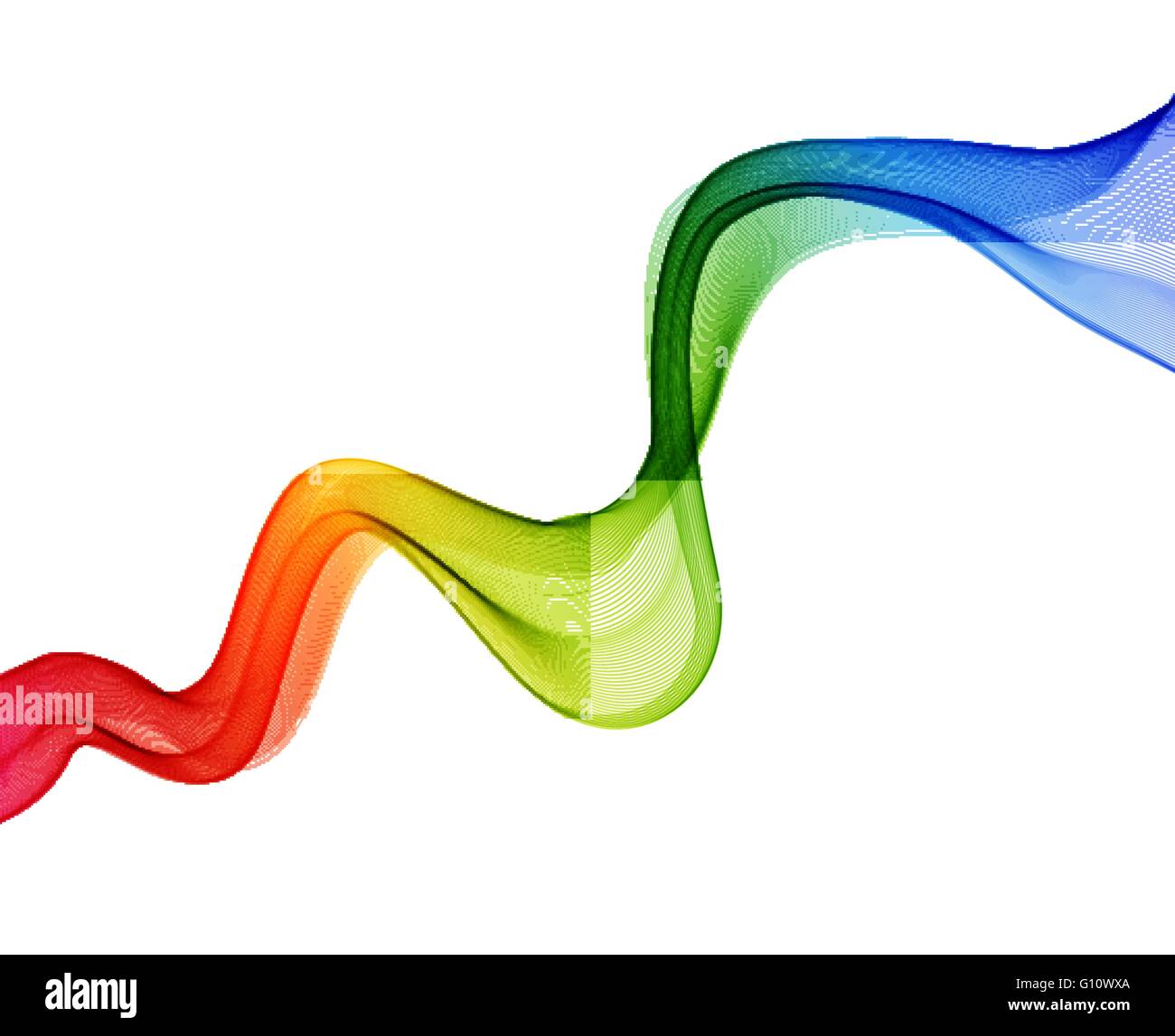Rainbow wave hi-res stock photography and images - Alamy