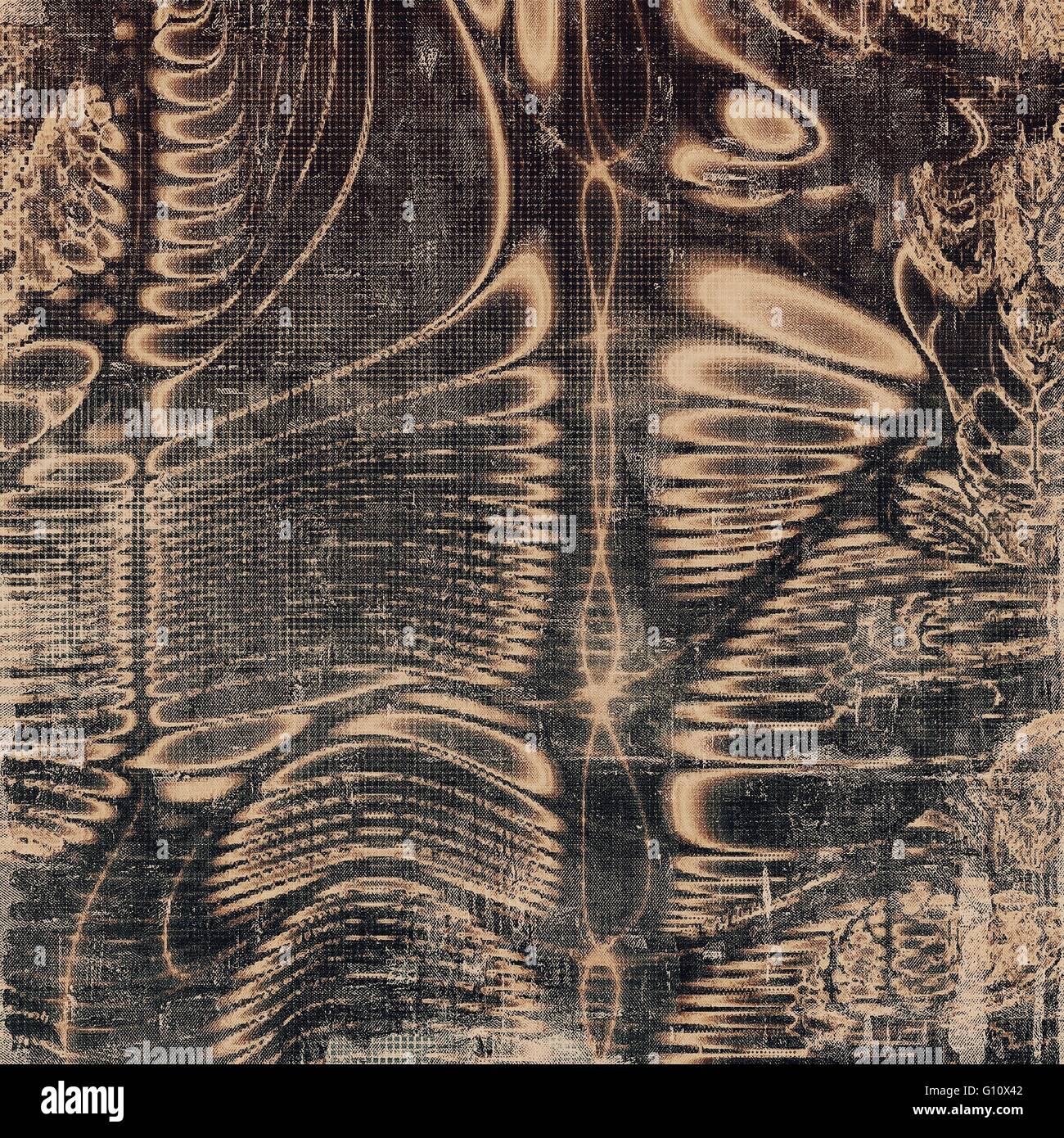 Vintage and retro design elements on faded grunge background. With ...