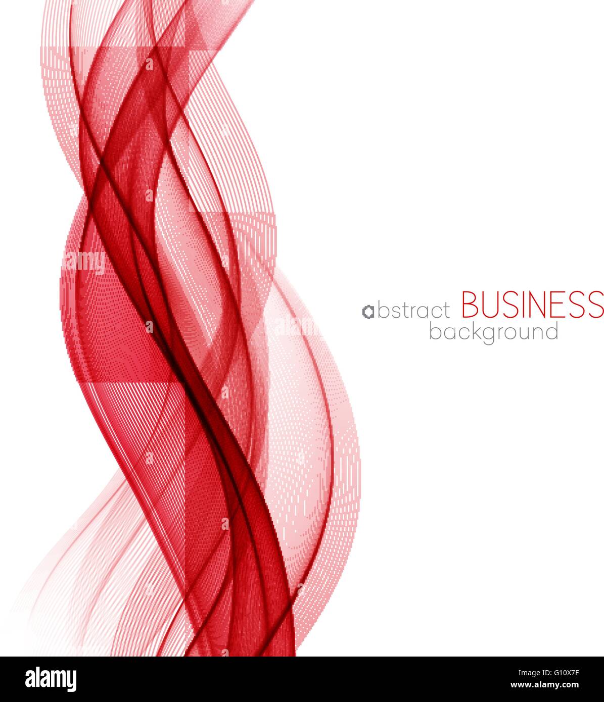 Abstract Smooth Color Wave Vector Curve Flow Red Motion Illustration