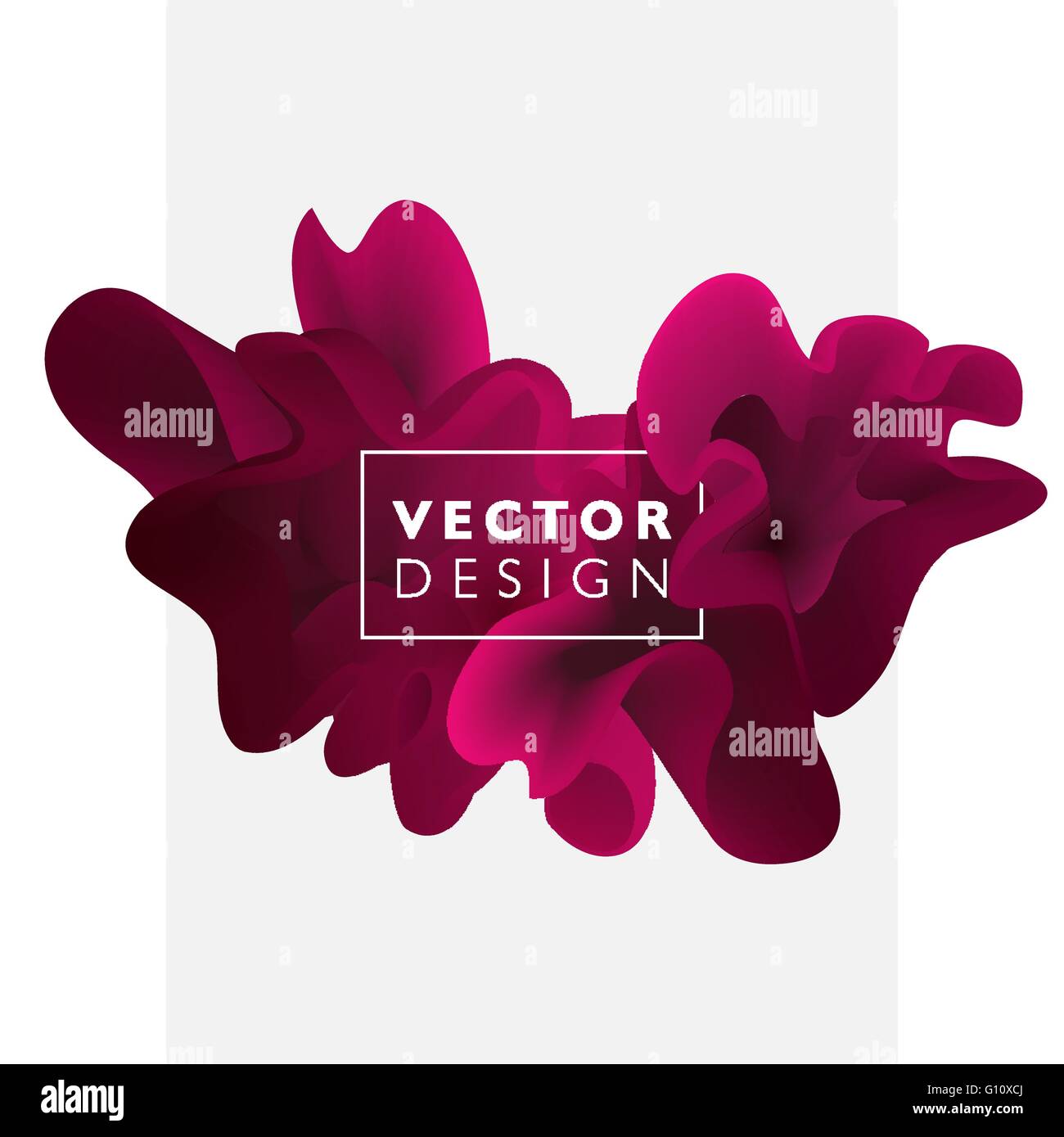 Vector abstract color cloud. Liquid ink splash. Background for banner ...