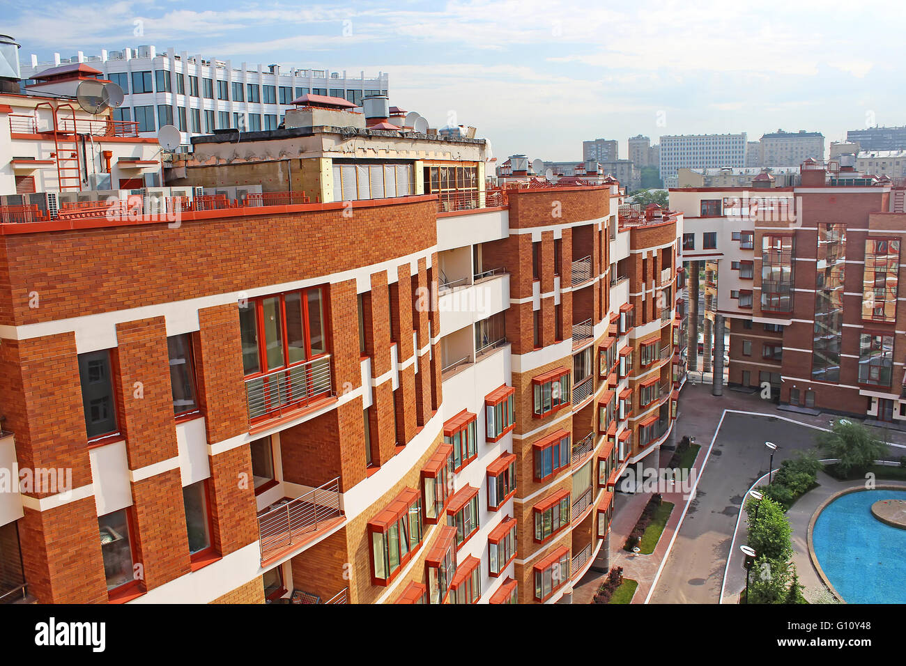 New building complex in Moscow, Russia Stock Photo - Alamy