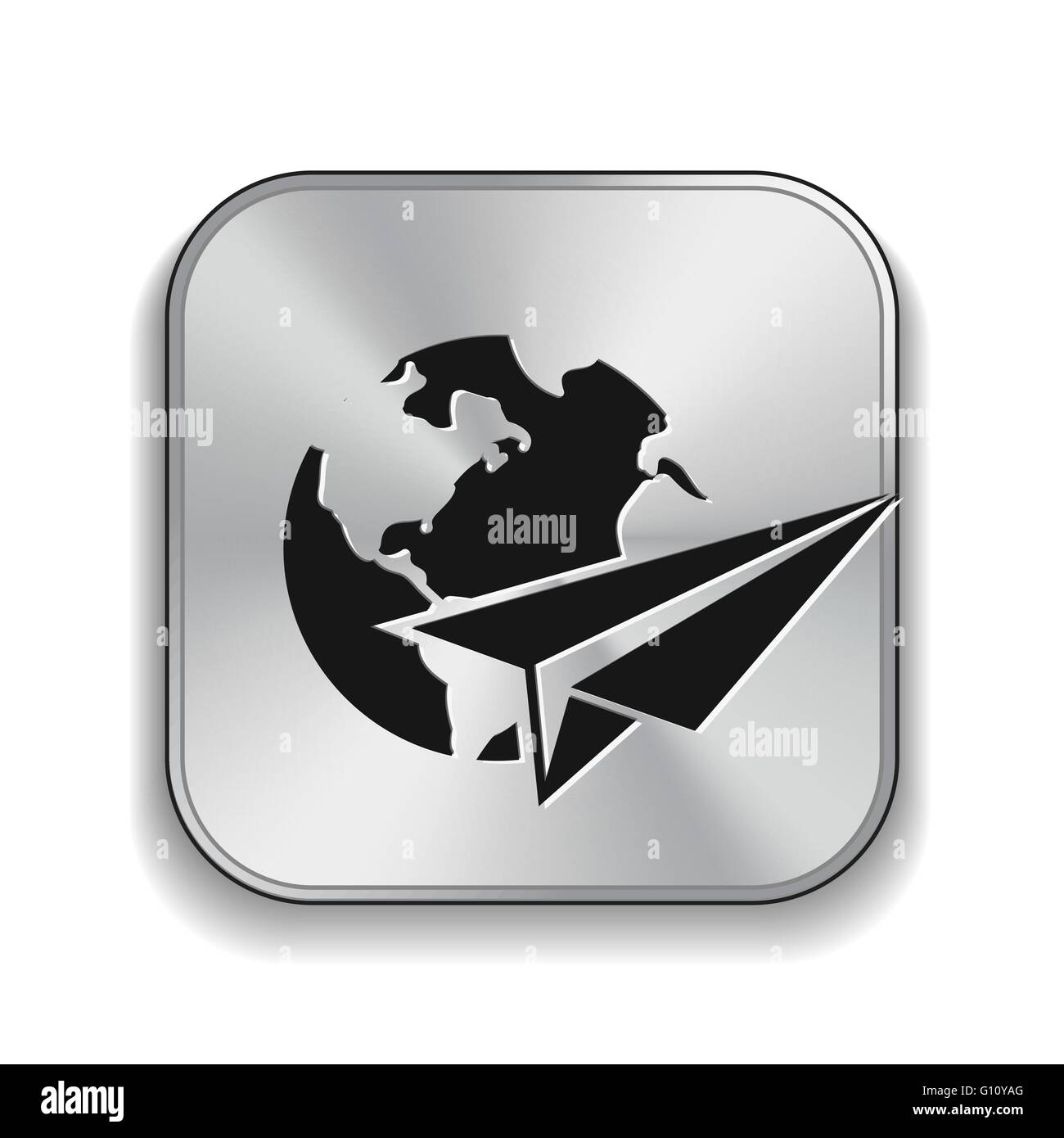 Pictograph of airplane Stock Vector Image & Art - Alamy