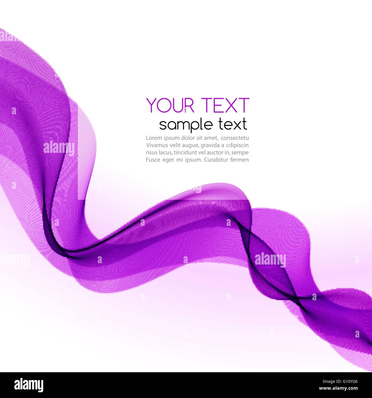 Violet wavy lines vector vectors hi-res stock photography and images ...