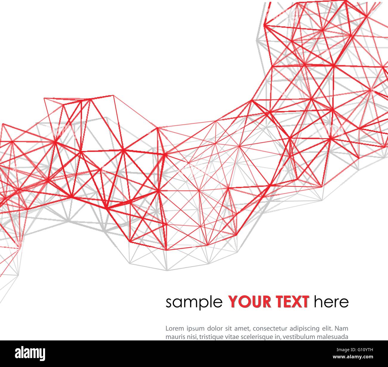Red wireframe Stock Vector Images - Alamy