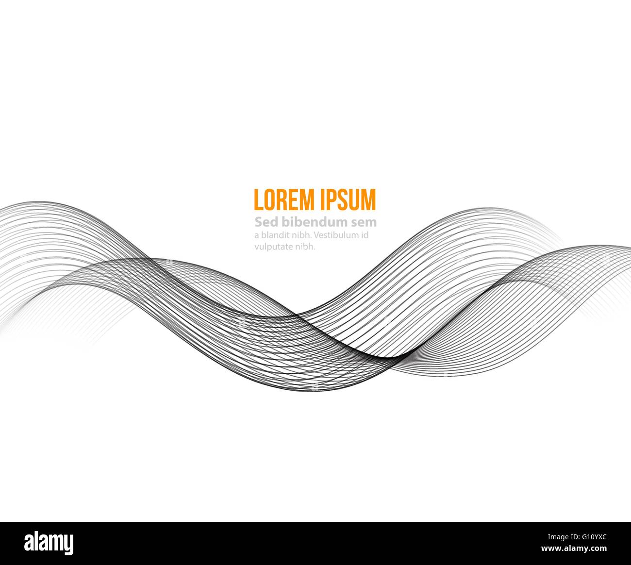 Abstract gray color wave design element. Gray wave Stock Vector Image ...