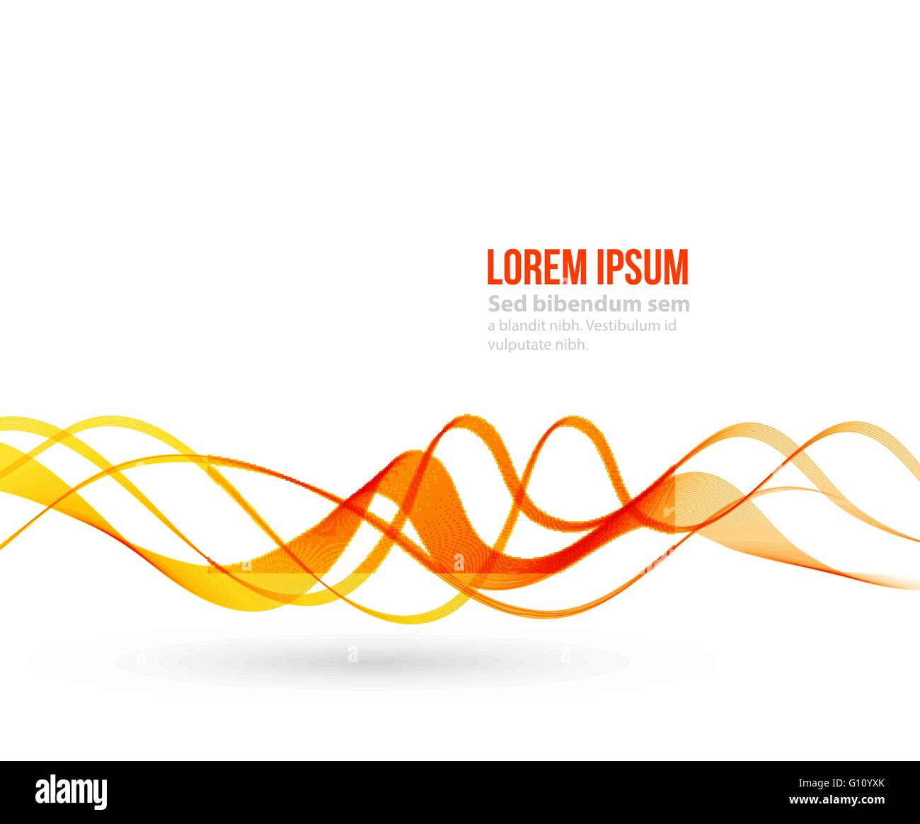 Abstract orange color wave hi-res stock photography and images - Alamy