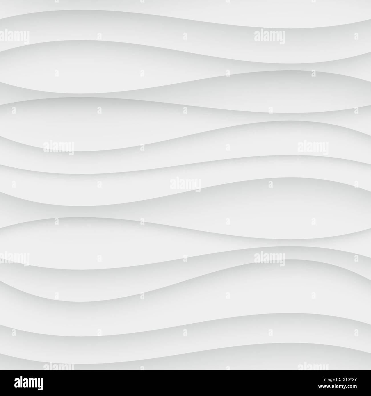 Seamless Wave Pattern. Curved Shapes Background. Regular White wave ...