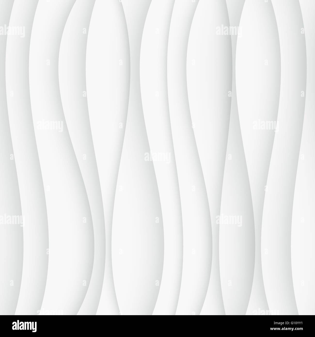 Seamless Wave Pattern. Curved Shapes Background. Regular White wave ...
