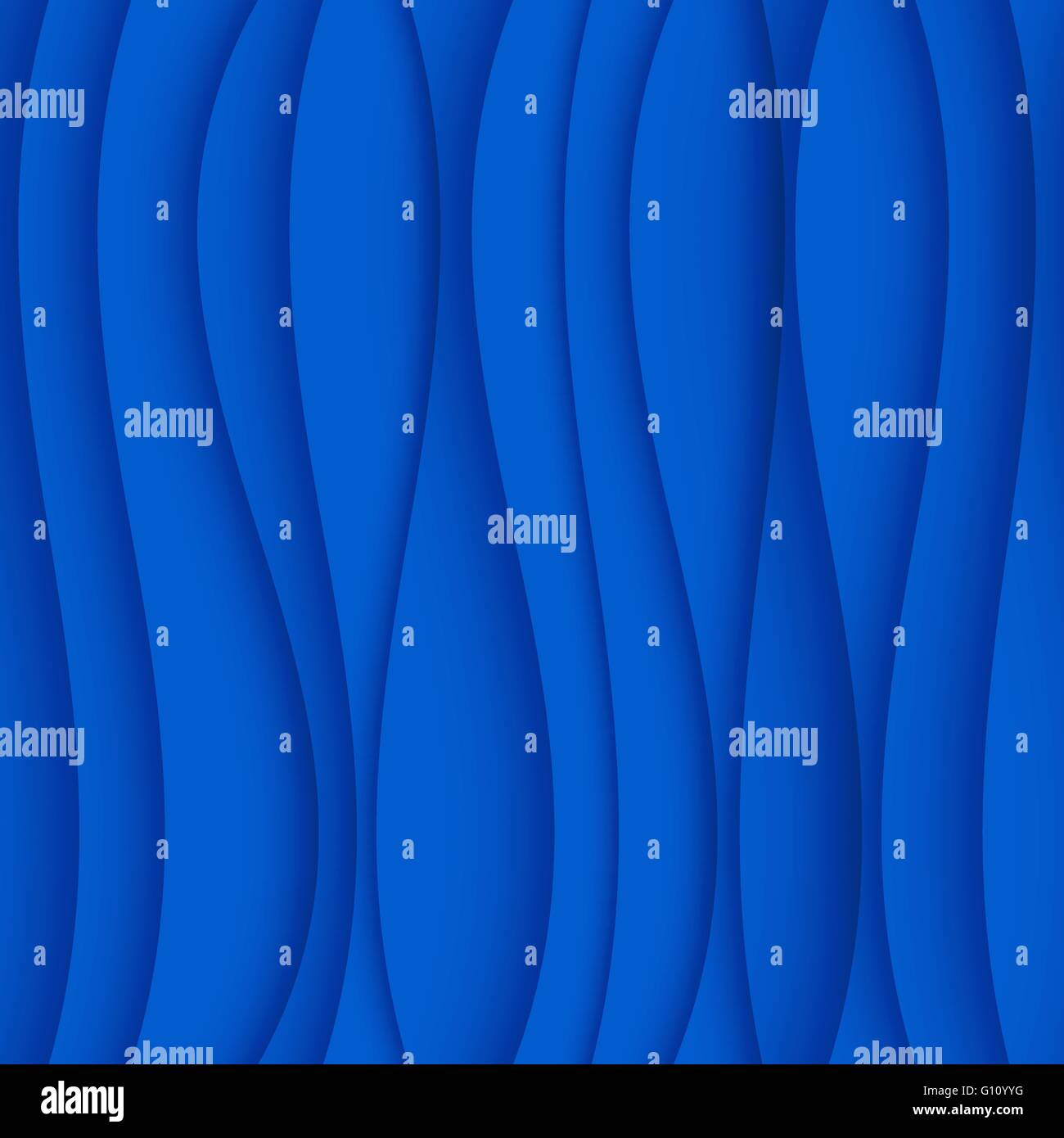 Seamless Wave Pattern. Curved Shapes Background. Regular Blue wave ...