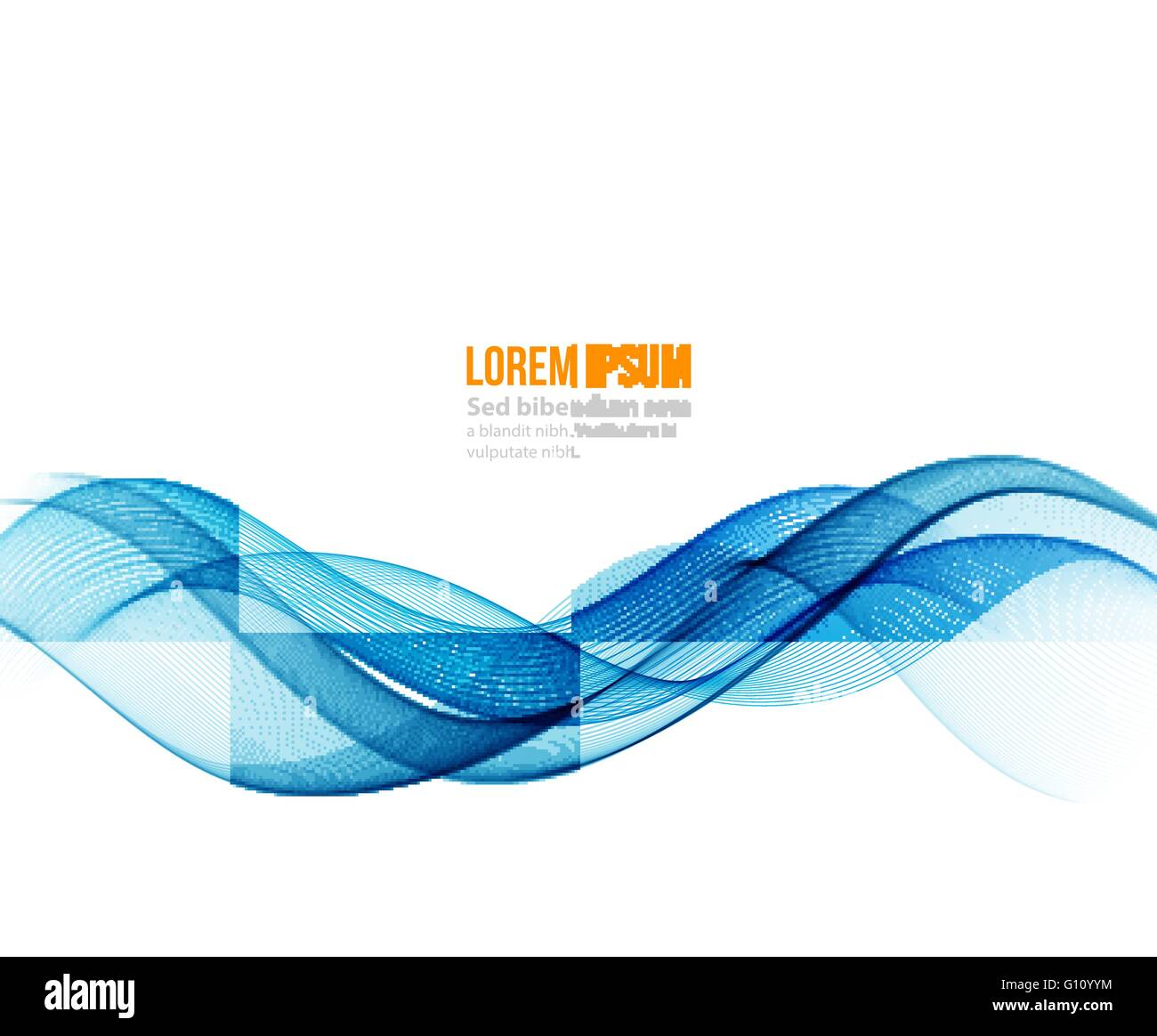 Transparent blue wave Stock Vector Images - Alamy