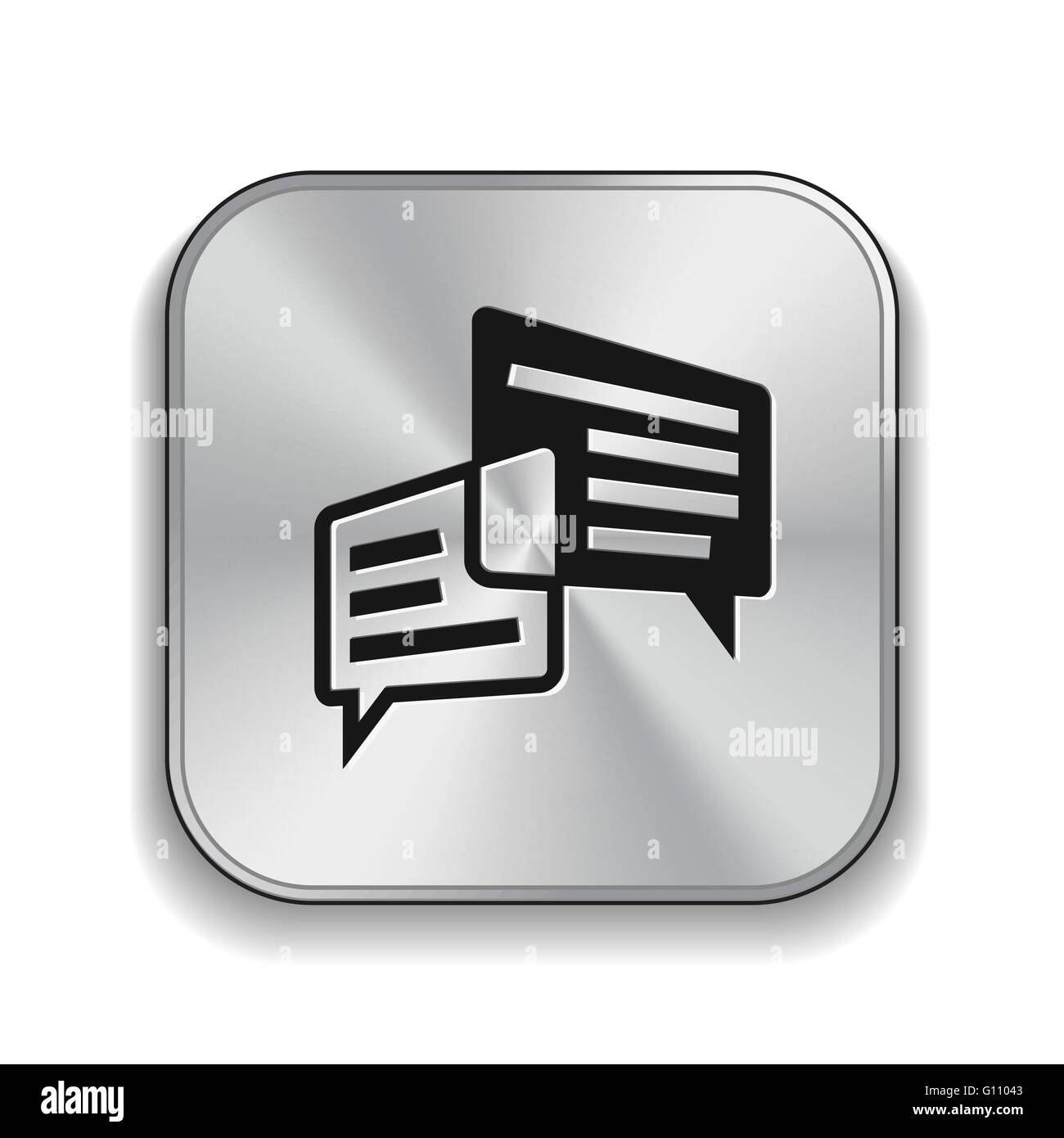 Pictograph of message or chat Stock Vector Image & Art - Alamy