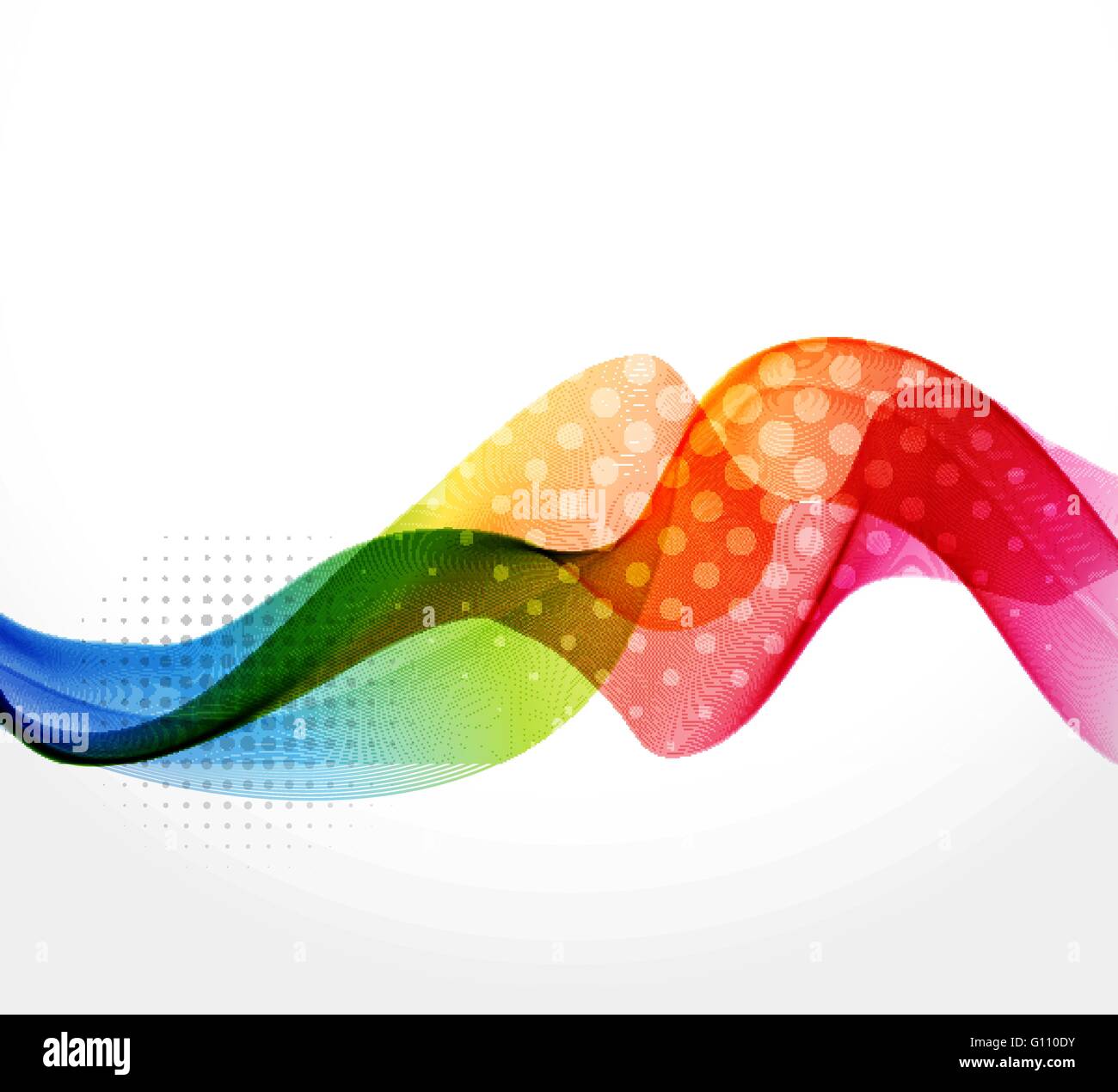 Vector Abstract color wave background. Rainbow wave Stock Vector Image ...