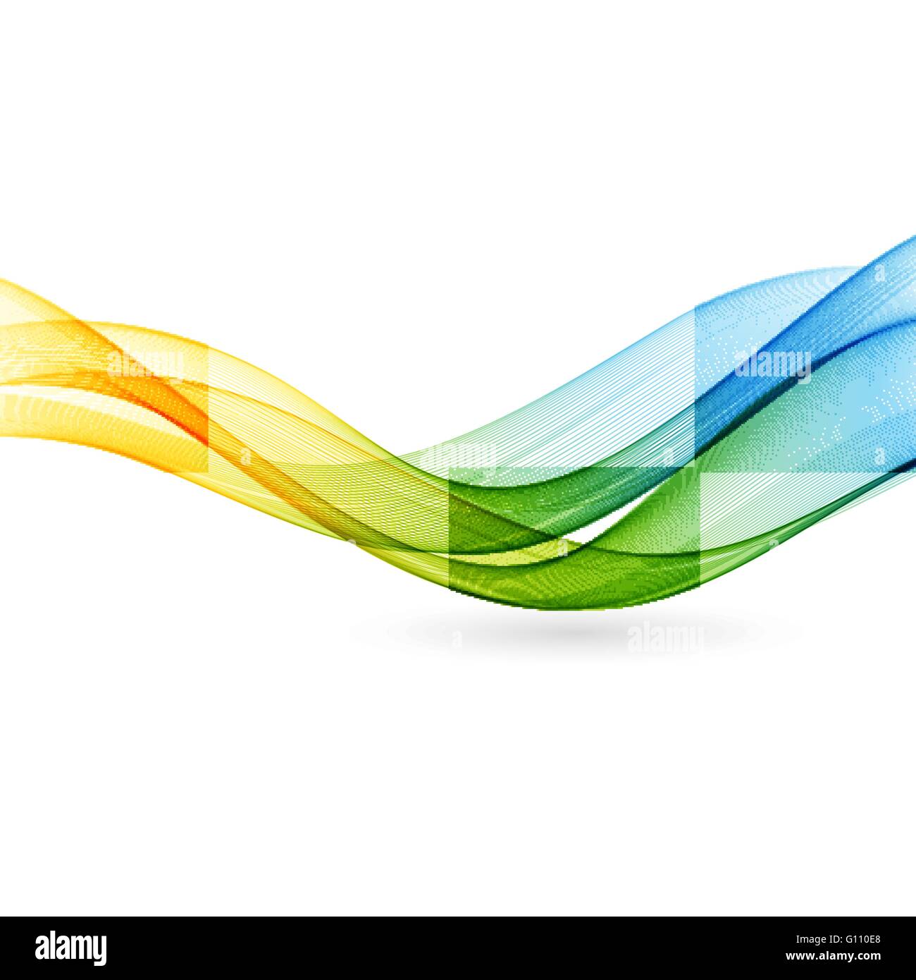 Abstract Motion Smooth Color Wave Vector Curve Green And Blue Lines Stock Vector Image And Art