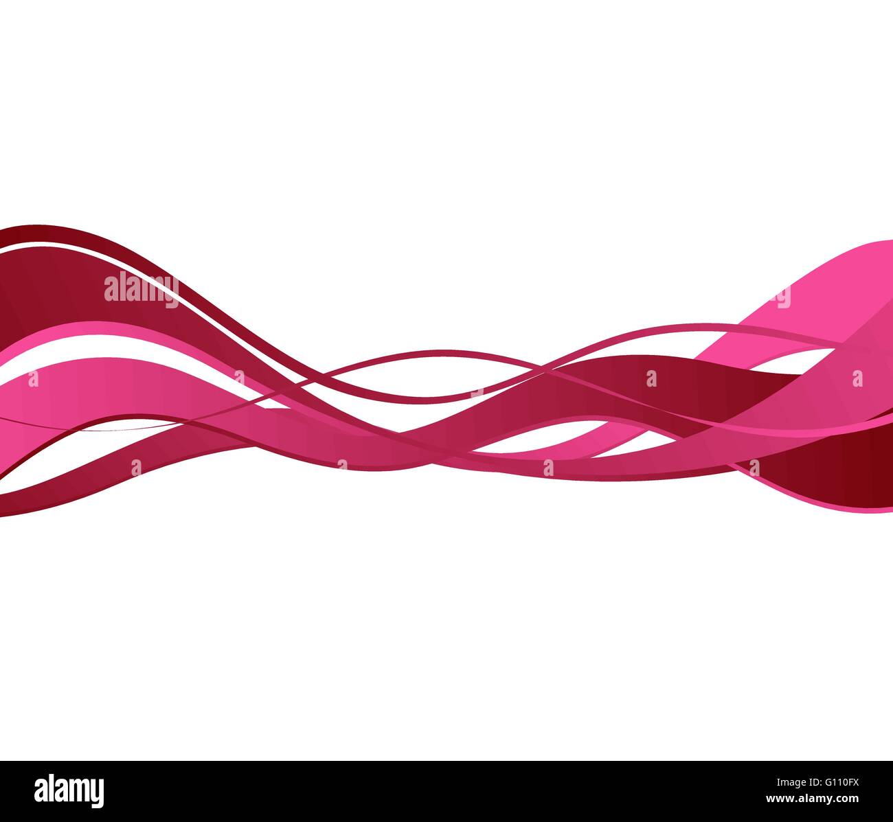 Abstract pink color wave design element. Pink wave Stock Vector Image ...
