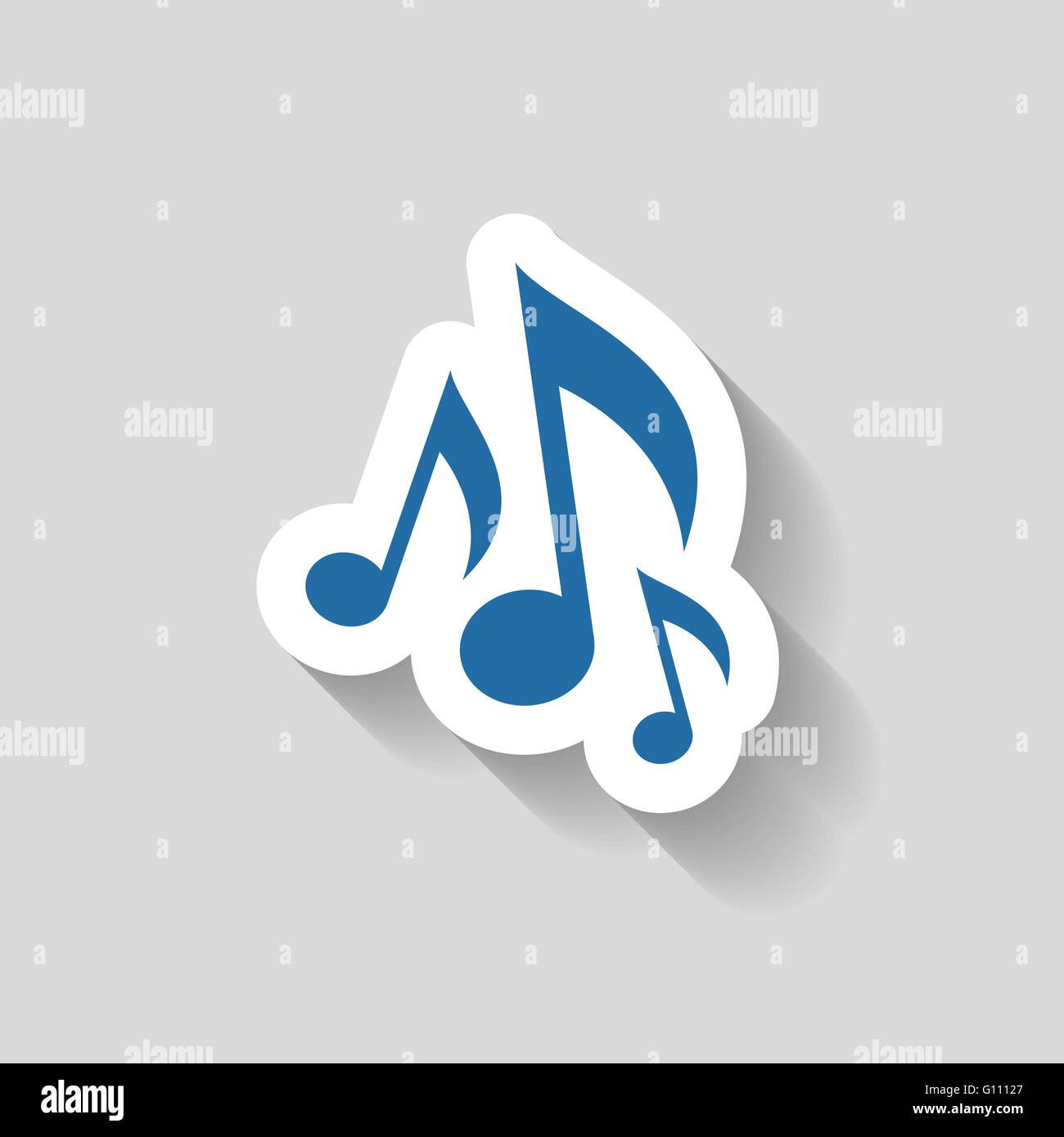 Pictograph of music note Stock Vector Image & Art - Alamy