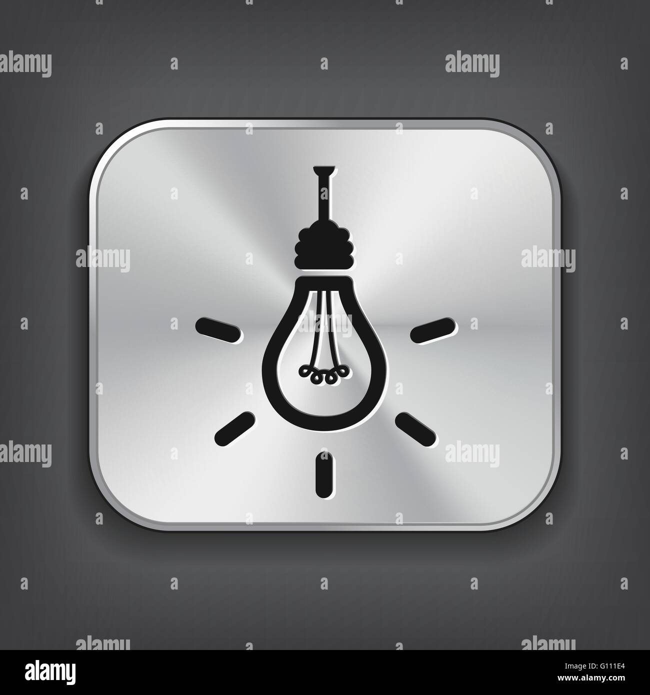 Pictograph of light bulb Stock Vector Image & Art - Alamy