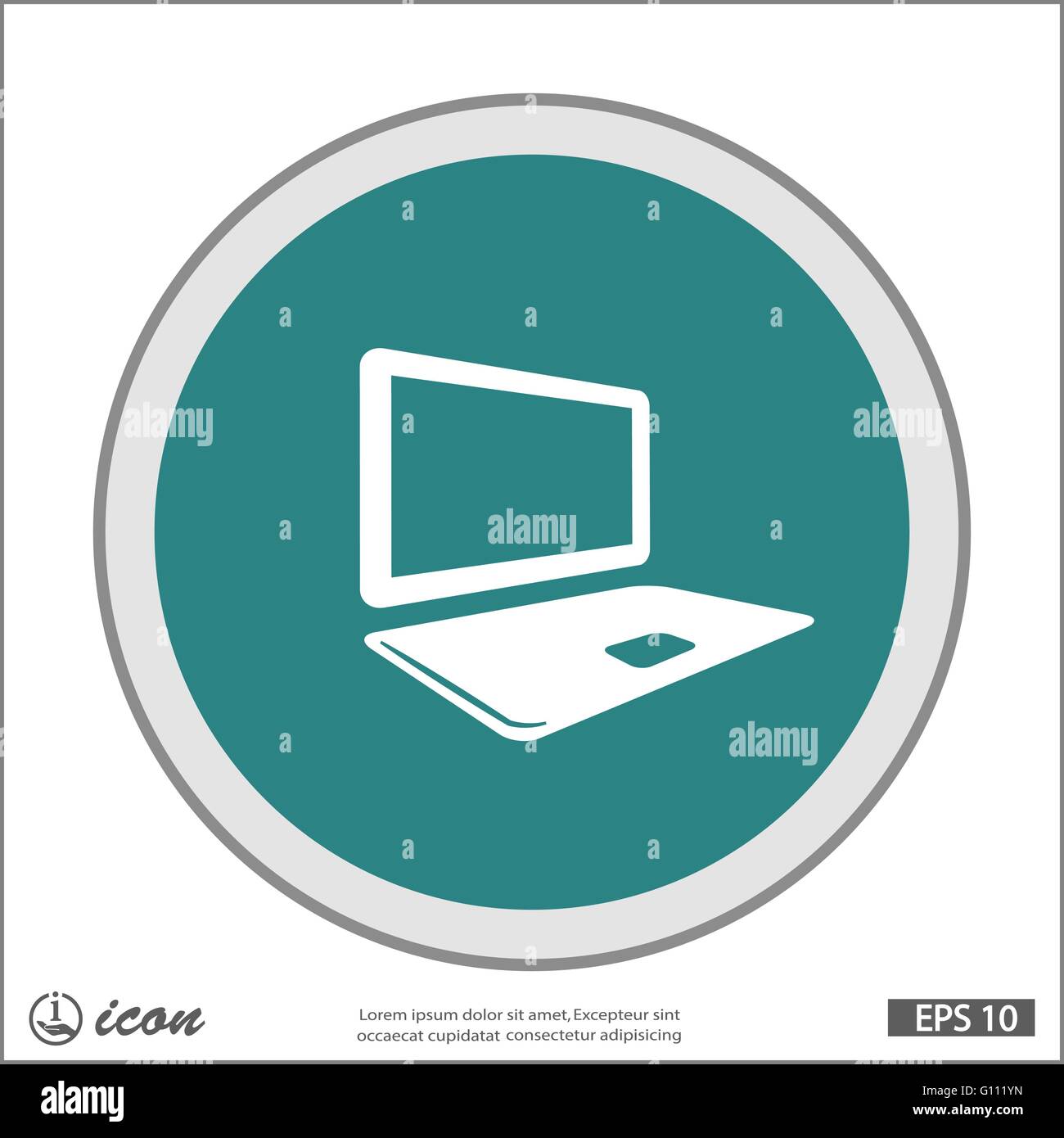 Pictograph of computer Stock Vector Image & Art - Alamy