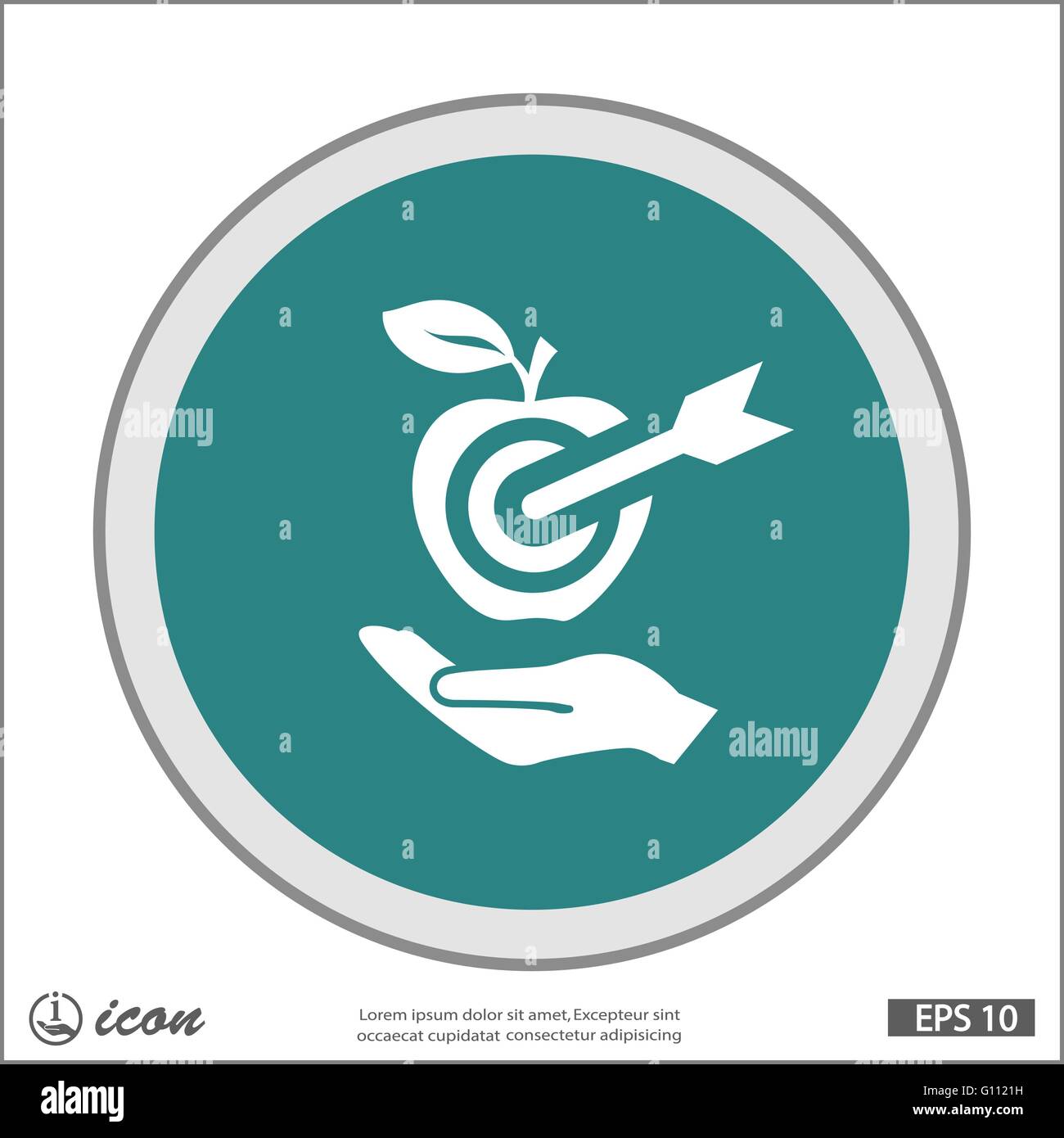 Pictograph of target Stock Vector Image & Art - Alamy