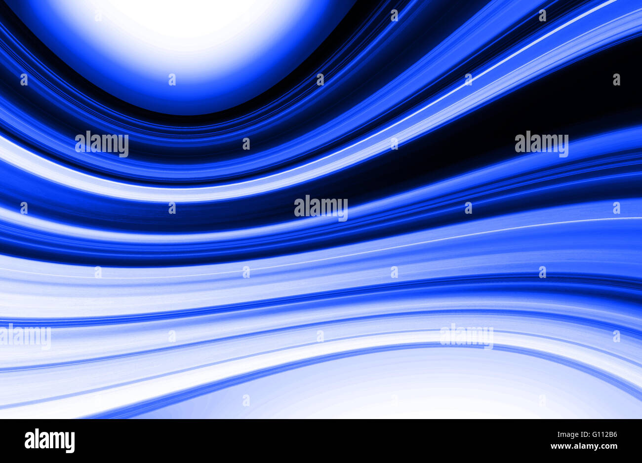 abstract blue background with motion ray technology and digital wave ...