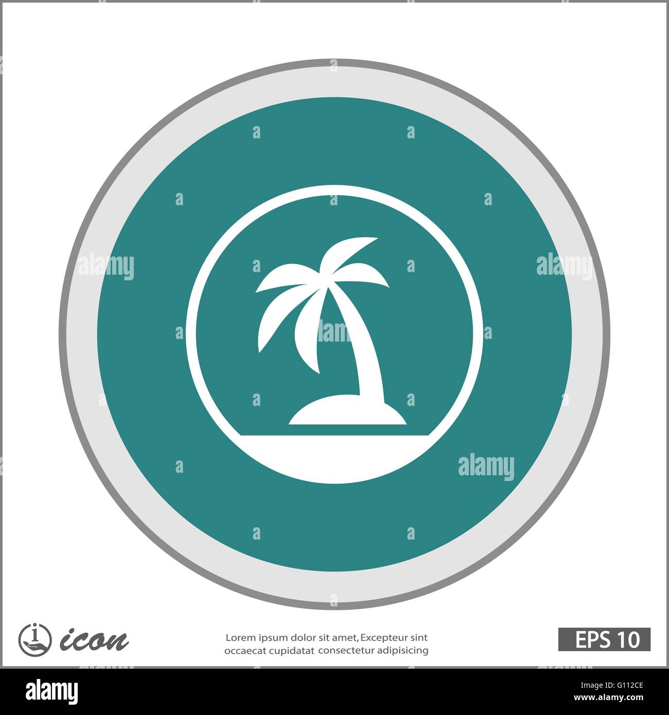 Pictograph of island Stock Vector Image & Art - Alamy