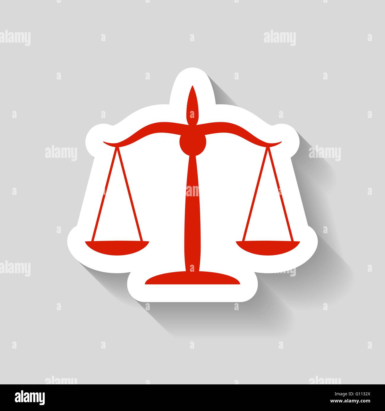 Pictograph of justice scales Stock Vector Image & Art - Alamy